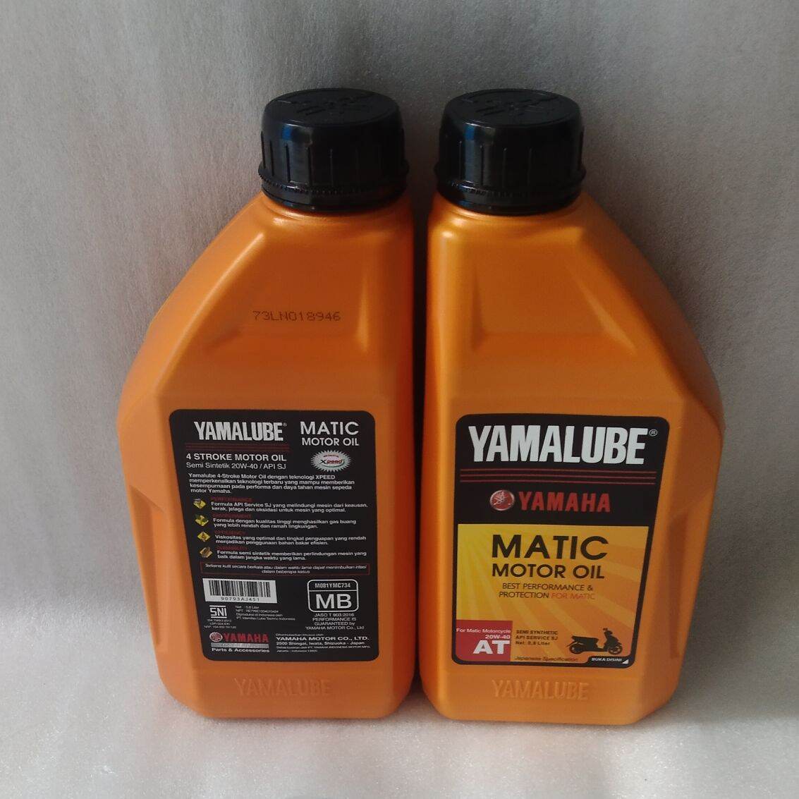 OLI OIL YAMALUBE METIC 800 ml 20W - 40 AT | Lazada Indonesia