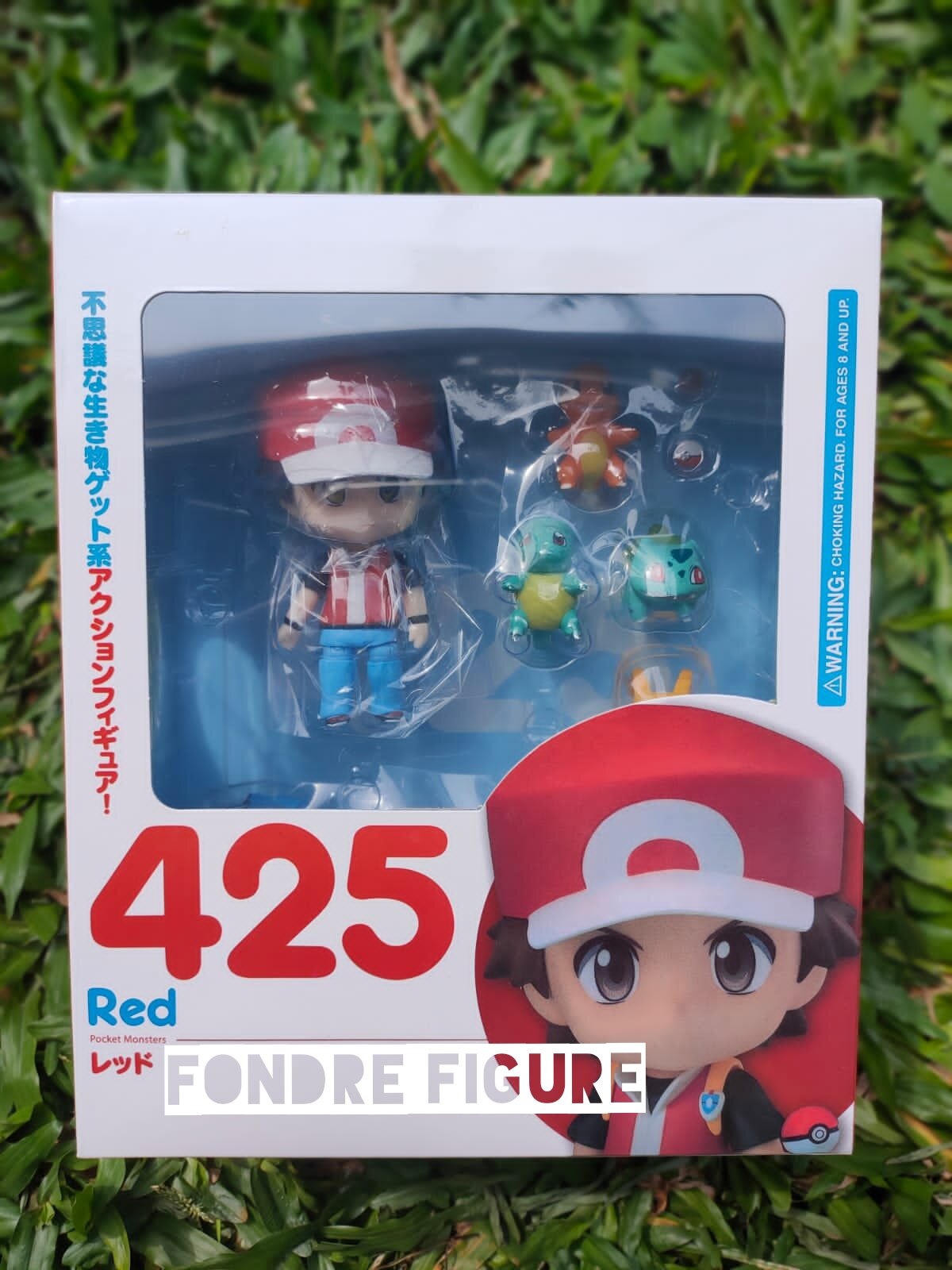 NENDOROID RED 425 POKEMON TRAINER NENDO ASH CHARMANDER SQUIRTLE PIKACHU ...