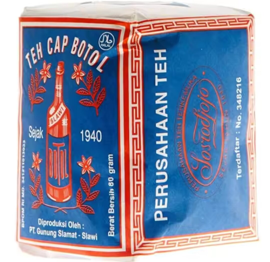 Teh cap botol biru 80 gr | Lazada Indonesia