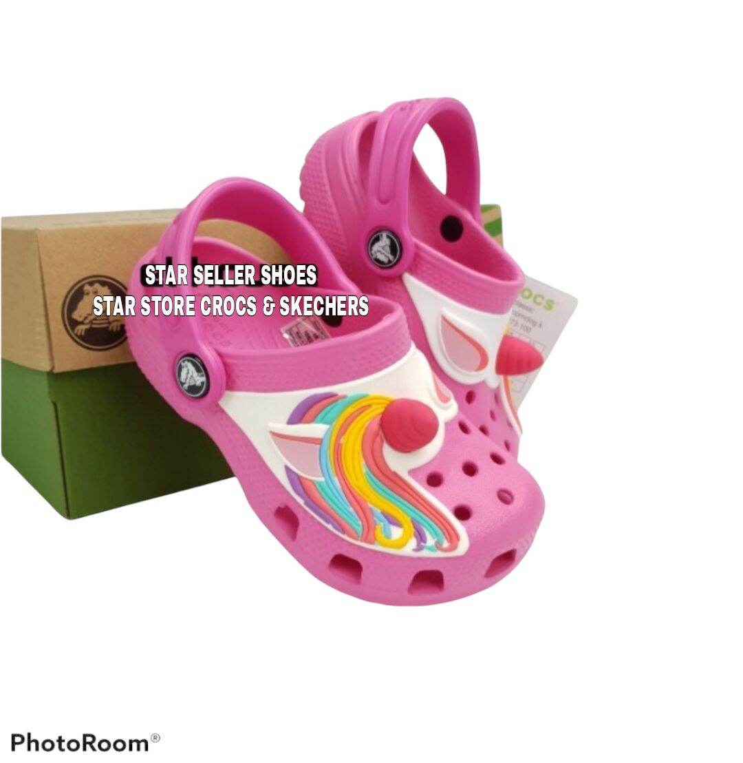 Sandal Crocs Anak Unicorn 3D | Lazada Indonesia