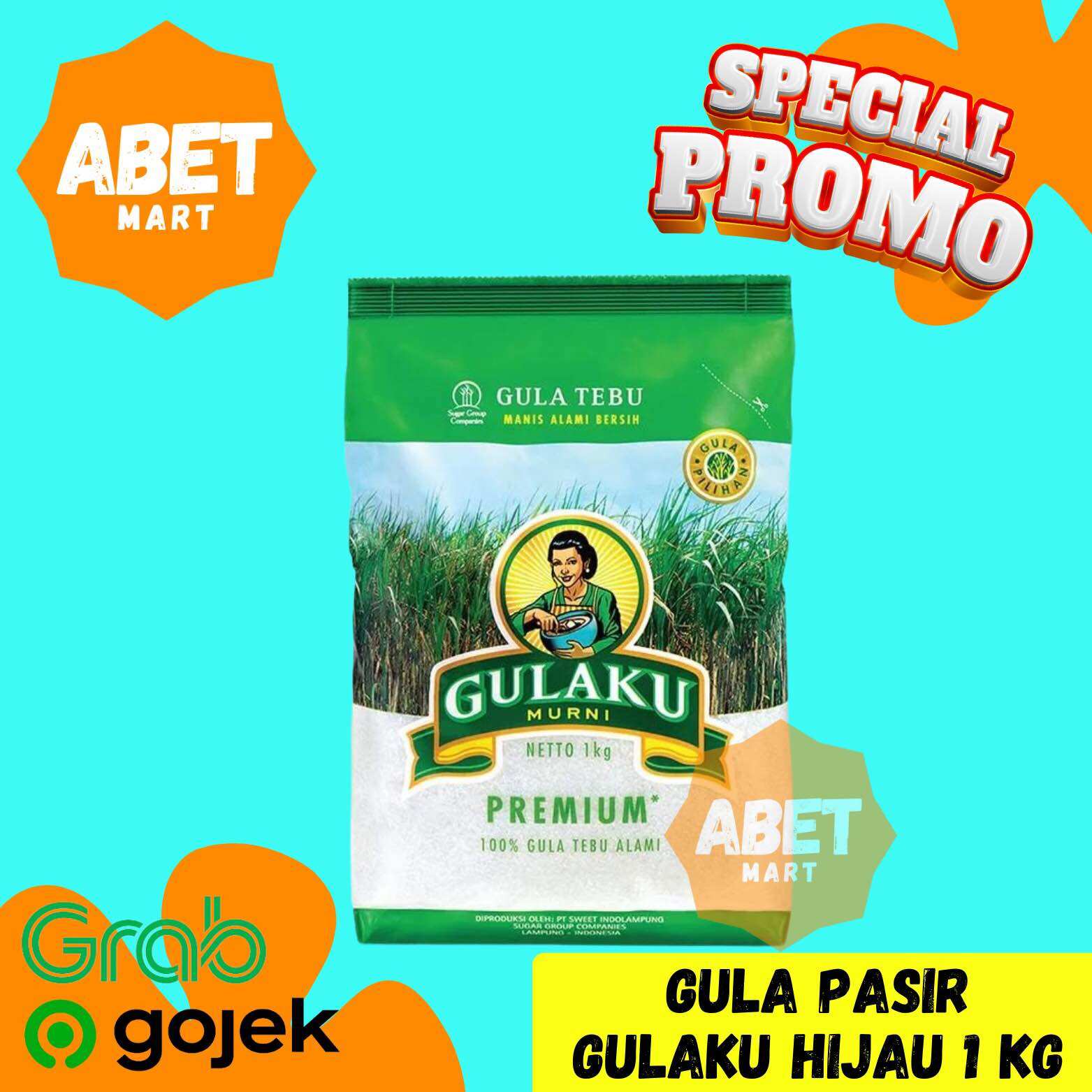 Gula Gulaku Hijau Premium Kemasan 1 Kg - 1Kg Manis Ijo Tebu Pak Dus Pc ...