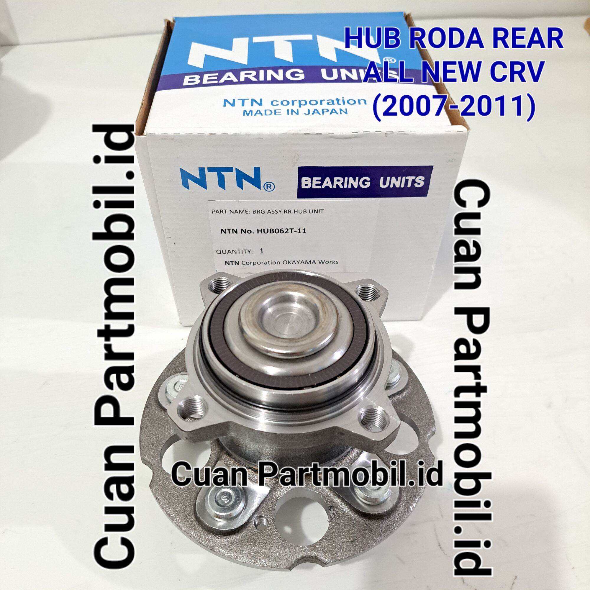 BEARING HUB RODA BELAKANG ALL NEW CRV GEN 3 HUB062T-11 NTN | Lazada ...