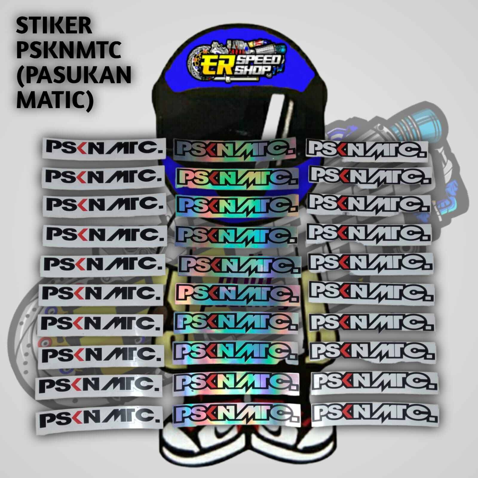 Sticker PSKNMTC. Pasukan Matic panjang 15cm x lebar 2,5cm warna lengkap ...