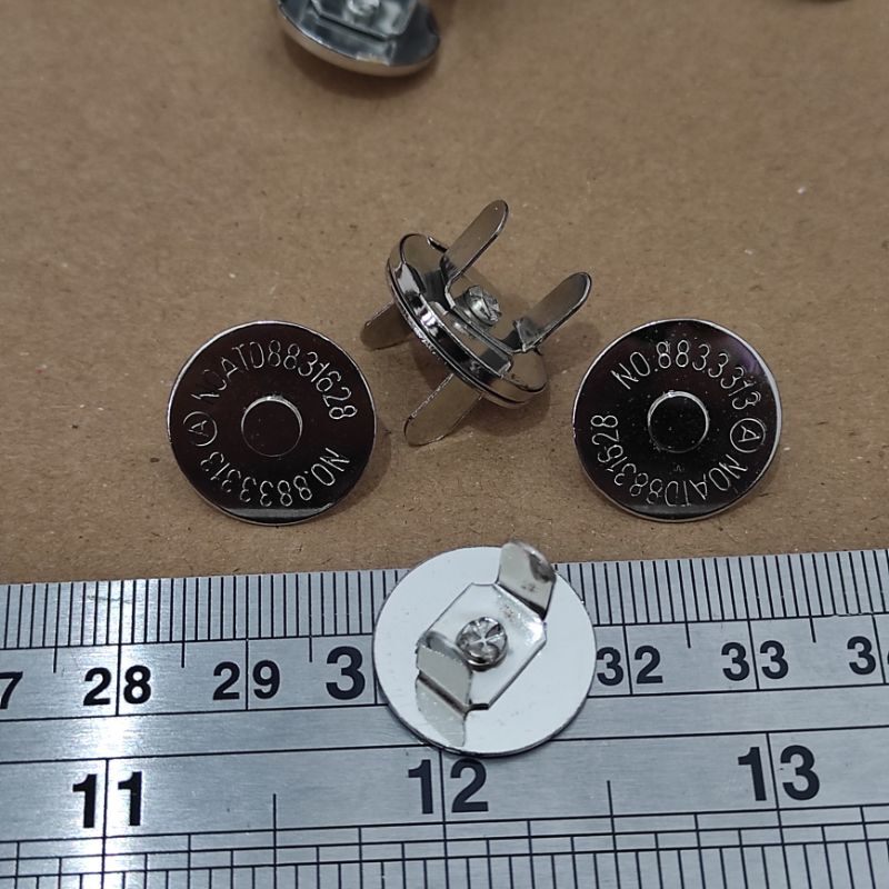 1pasang pengait magnet tas ukuran 18 bahan tas | Lazada Indonesia