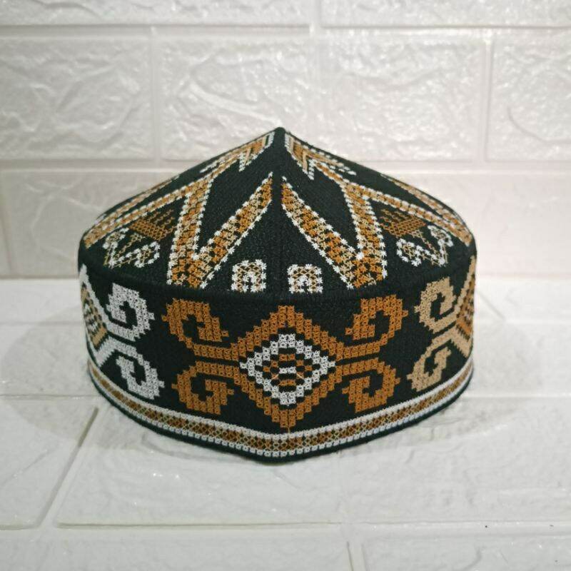 Peci Pakistan full bordir model terbaru banyak varian warna dan motif ...