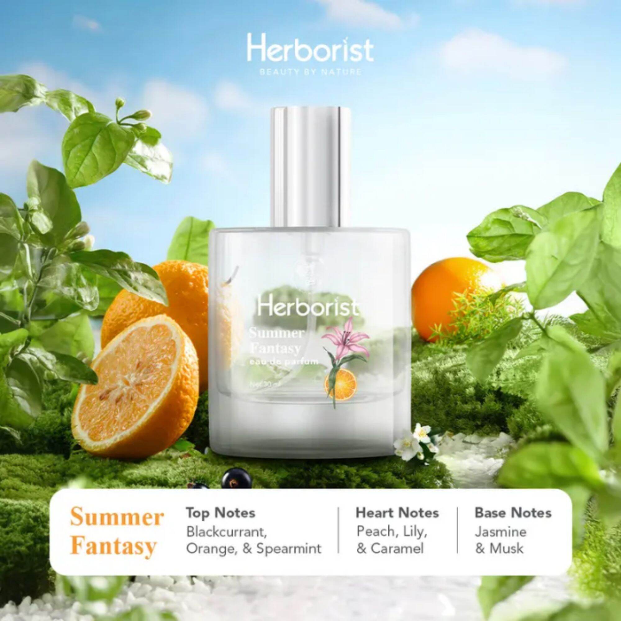 Herborist EDP Whispering Bloom/Ocean Paradise/Summer Fantasy/Tropical ...