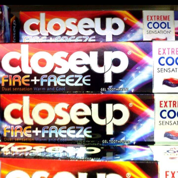 Close-Up Fire Freeze Gel Plaque Removal Toothpaste 150 Gms