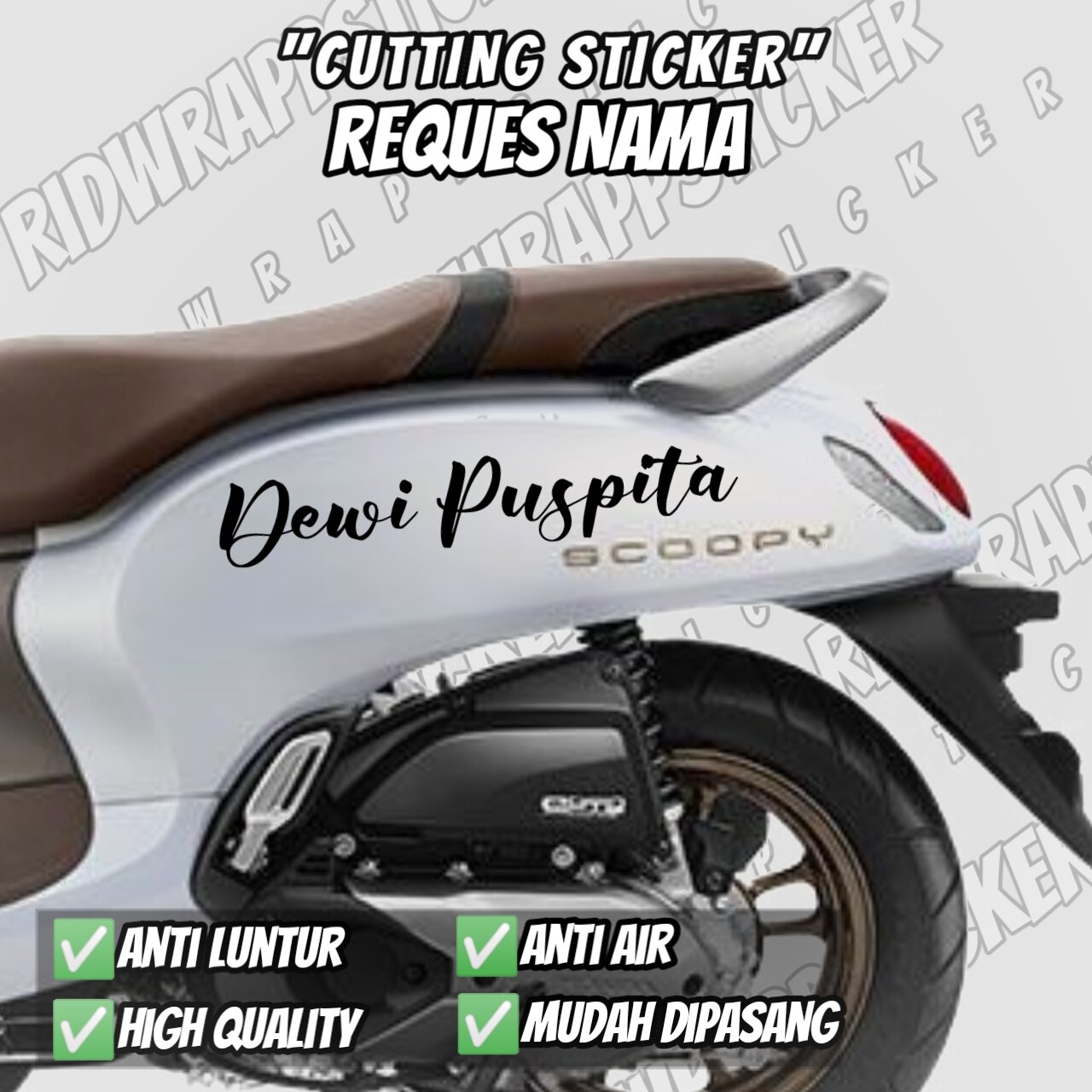 Sticker Nama | Cutting Sticker Reques Nama | Lazada Indonesia