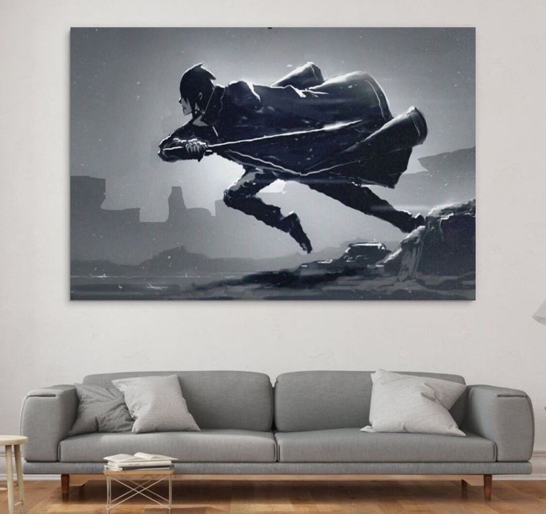 Poster cetak hiasan dinding jumbo gambar Anime Naruto, Uchiha Itachi ...