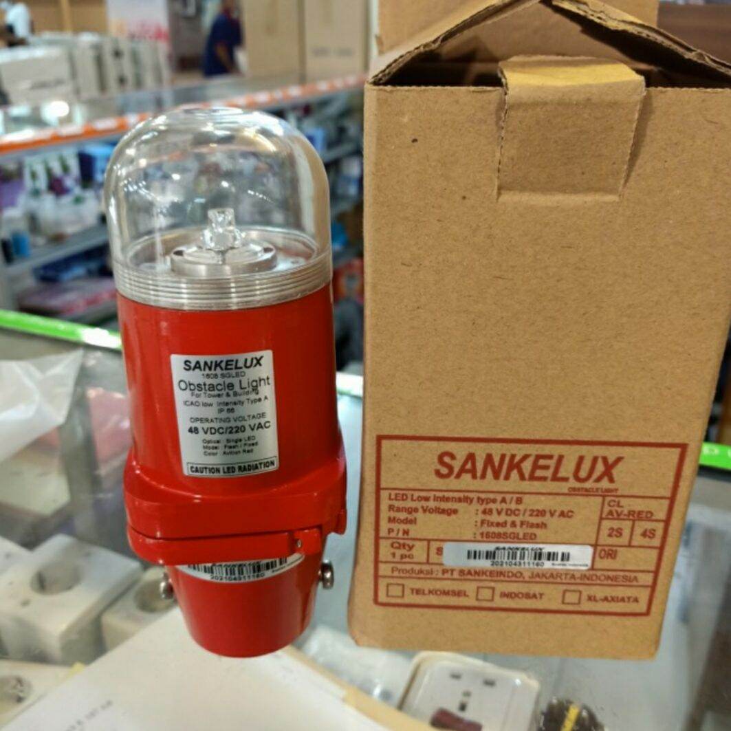 lampu tower menara OBL sankelux 1608 48vdc 220vac original + mounting ...