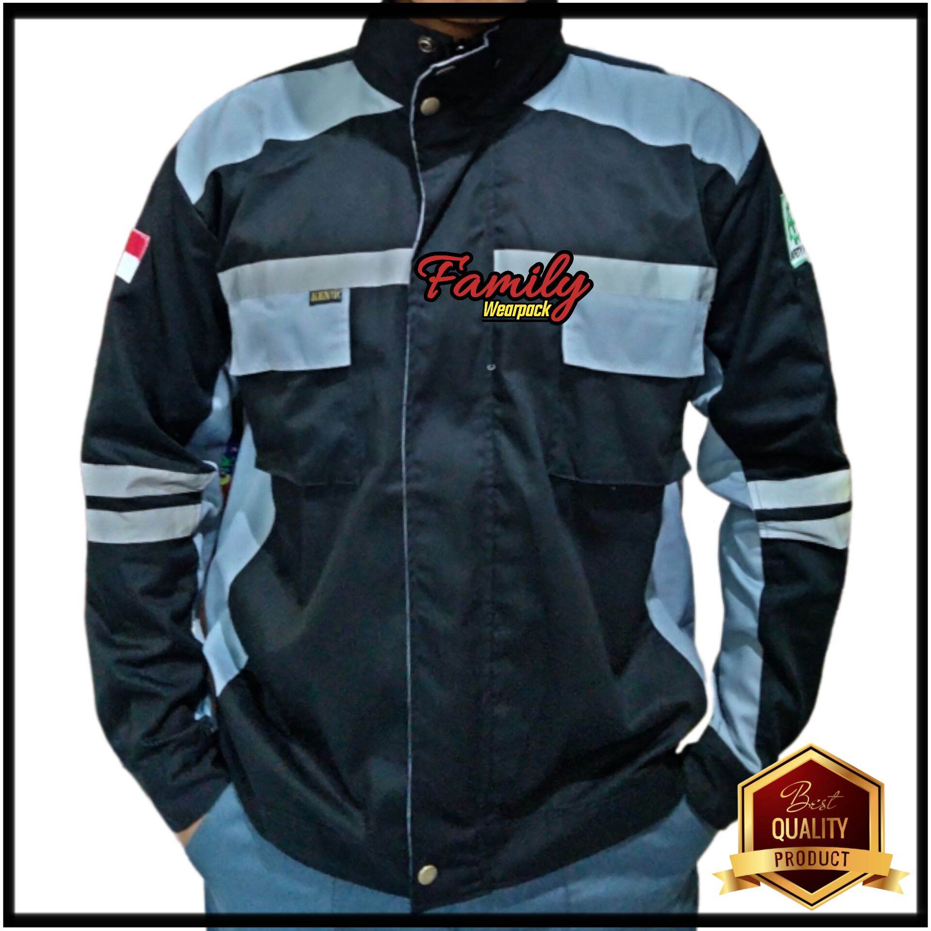 Baju Wearpack Proyek Jaket Safety Tambang Wearpack Semi Jaket | Lazada ...