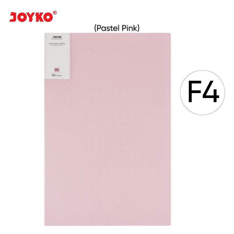 DOCUMENT KEEPER DK F4 JOYKO PASTEL COLOR 20, 40 DAN 60 POCKET | CLEAR ...