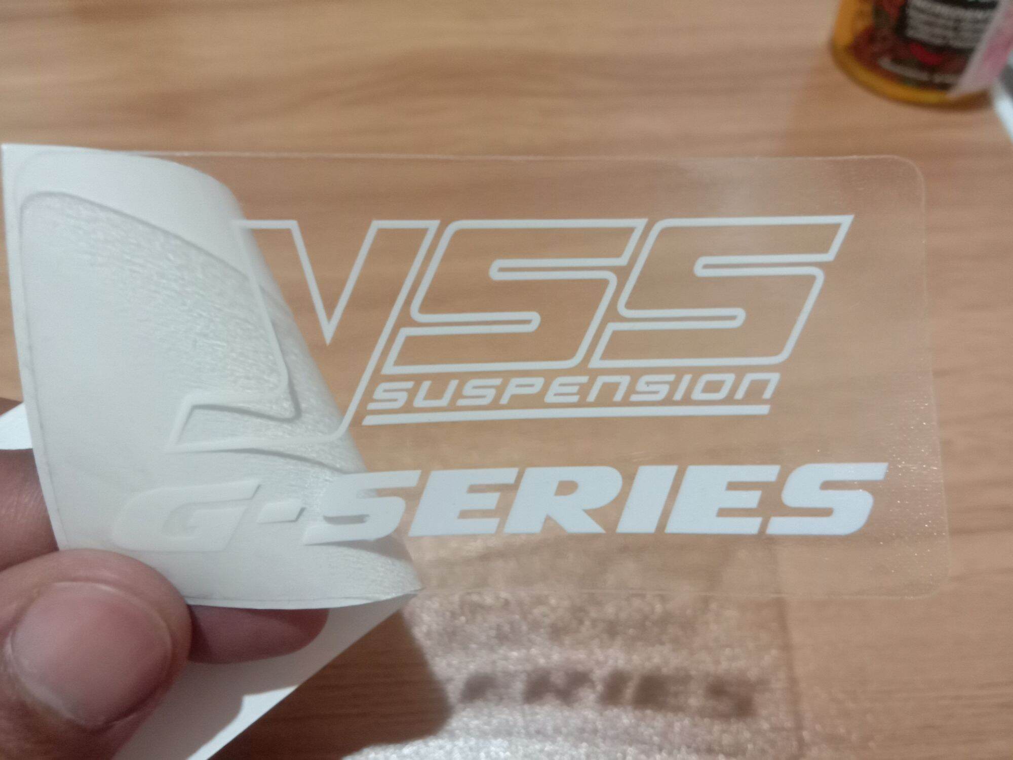 Sticker shock yss suspension transparan stiker yss g series acesoris ...