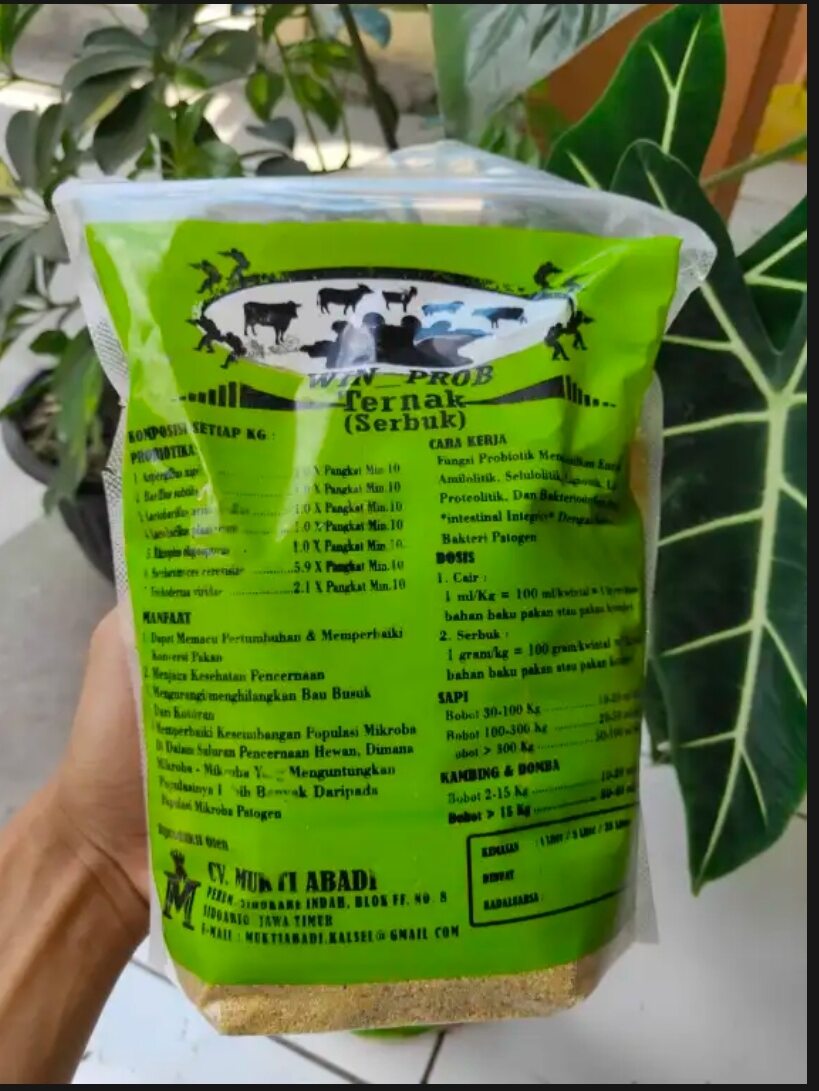 WIN PROB (Probiotik Ternak Untuk Fermentasi Pakan) | Lazada Indonesia
