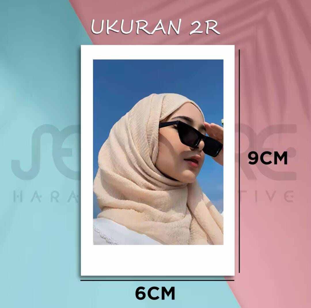 CETAK POTO UKURAN 2R isi 50 , 100, 25 , 10 poto Realpict BISA COD Foto ...