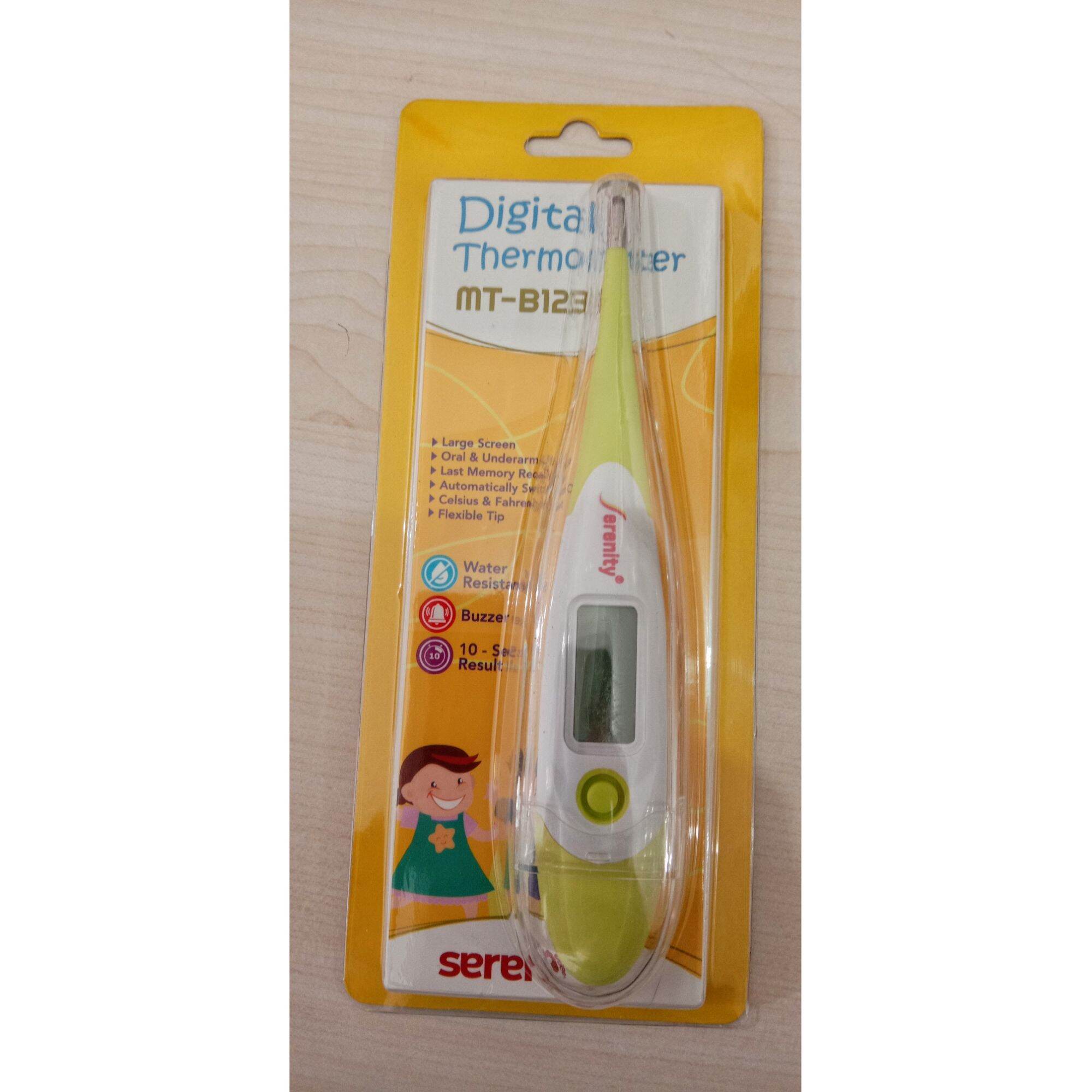 Termometer Digital Serenity MT-B132F Alat Ukur Suhu Tubuh 10 Detik ...