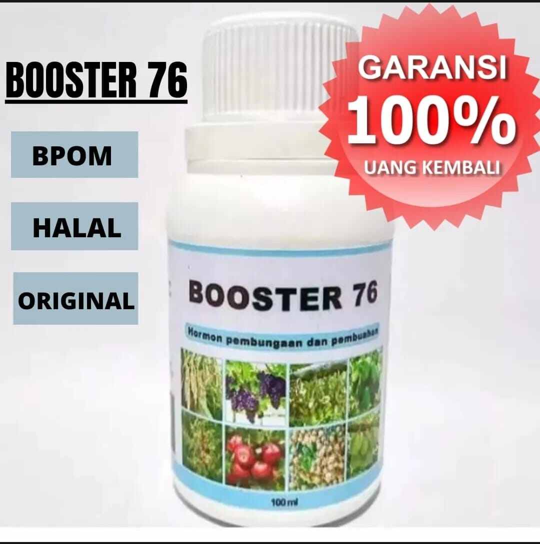 PUPUK BOOSTER 76 (100ML) penyubur pelebat dan perangsang buah | Lazada ...