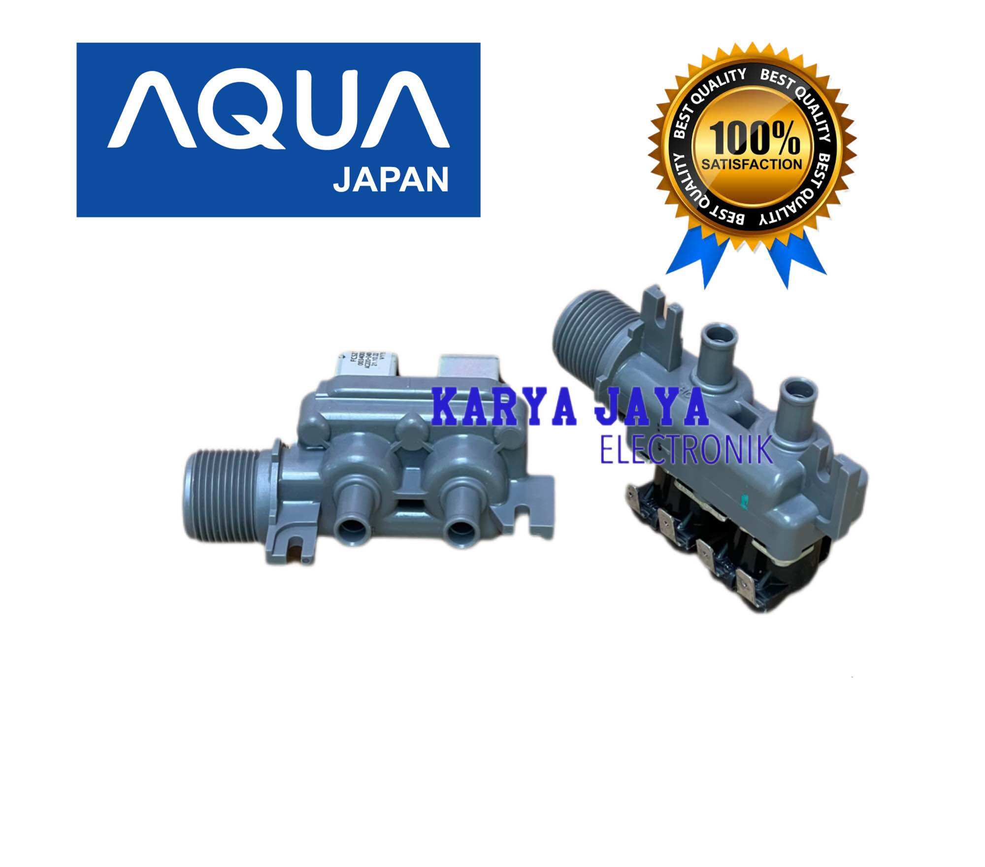 Selenoid Water Inlet Valve Mesin Cuci Sanyo Aqua 2 inlet - Selenoid ...