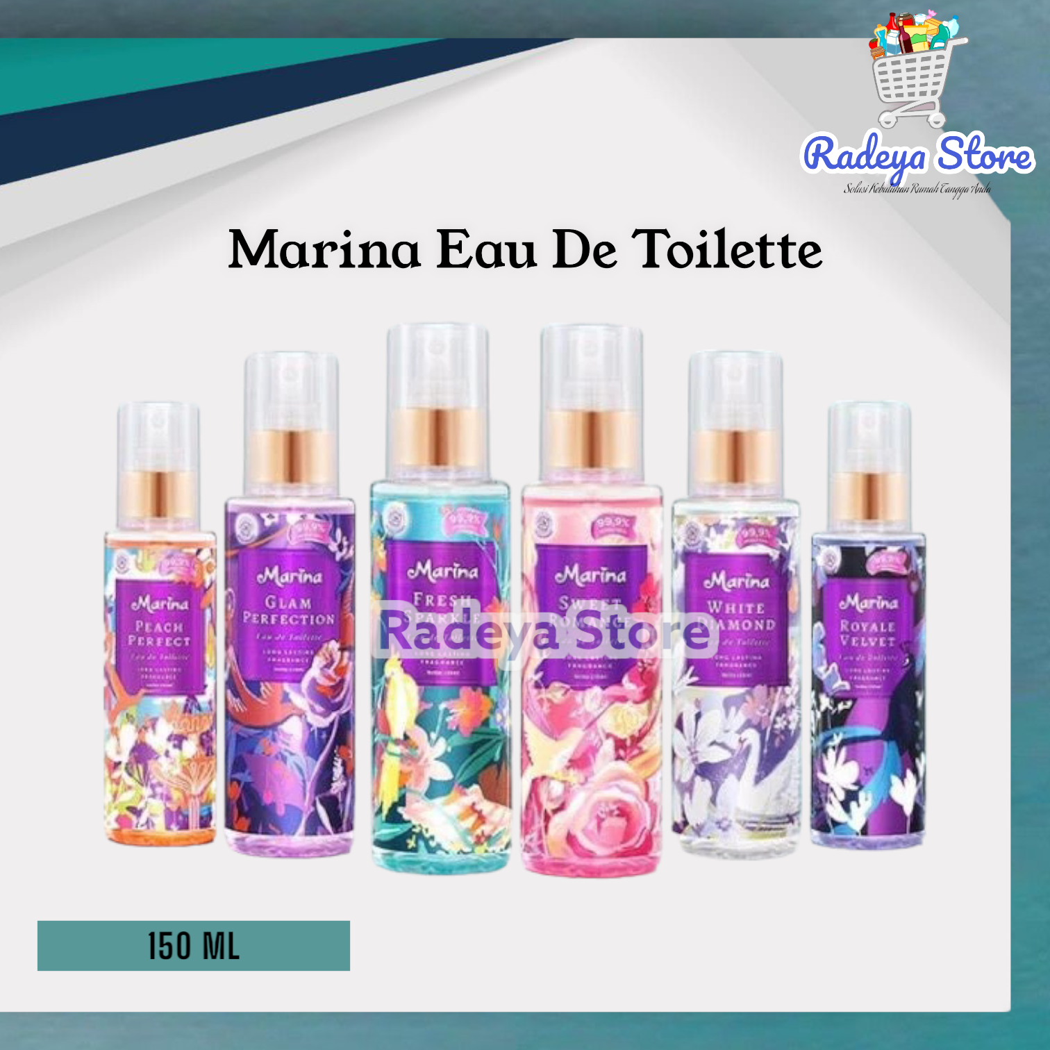 Marina Parfum Eau De Toilette 150 ML | Lazada Indonesia