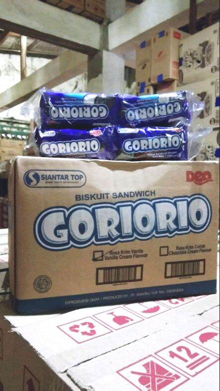 Biskuit Goriorio Go riorio kemasan renceng isi 20 pcs /mirip biskuit ...