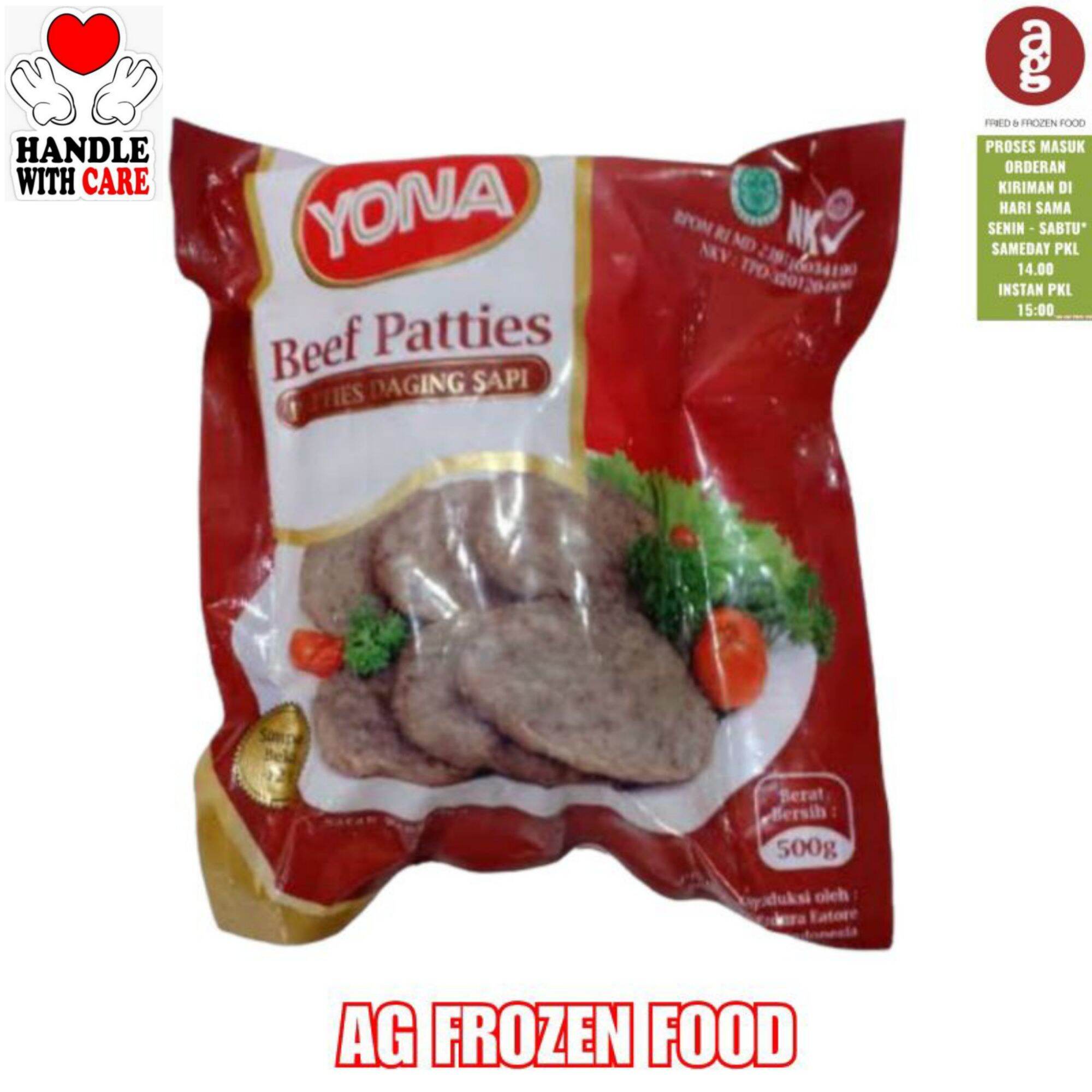 Yona Beef Patties 500grm | Lazada Indonesia