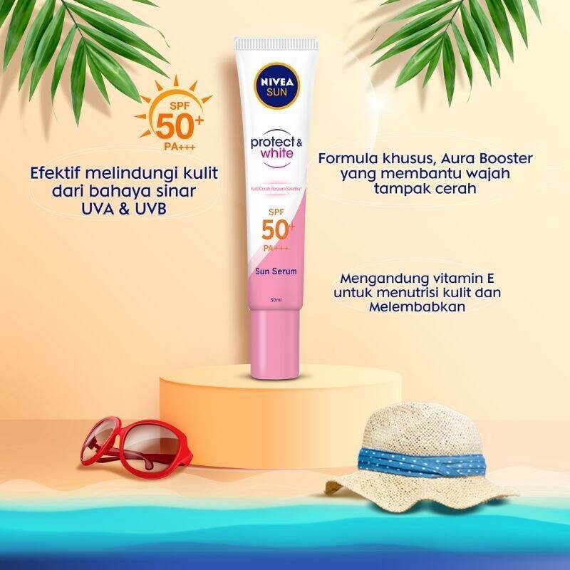 NIVEA Sun Protect & White Oil Control SPF 50+ 30ml | Sunface Serum ...