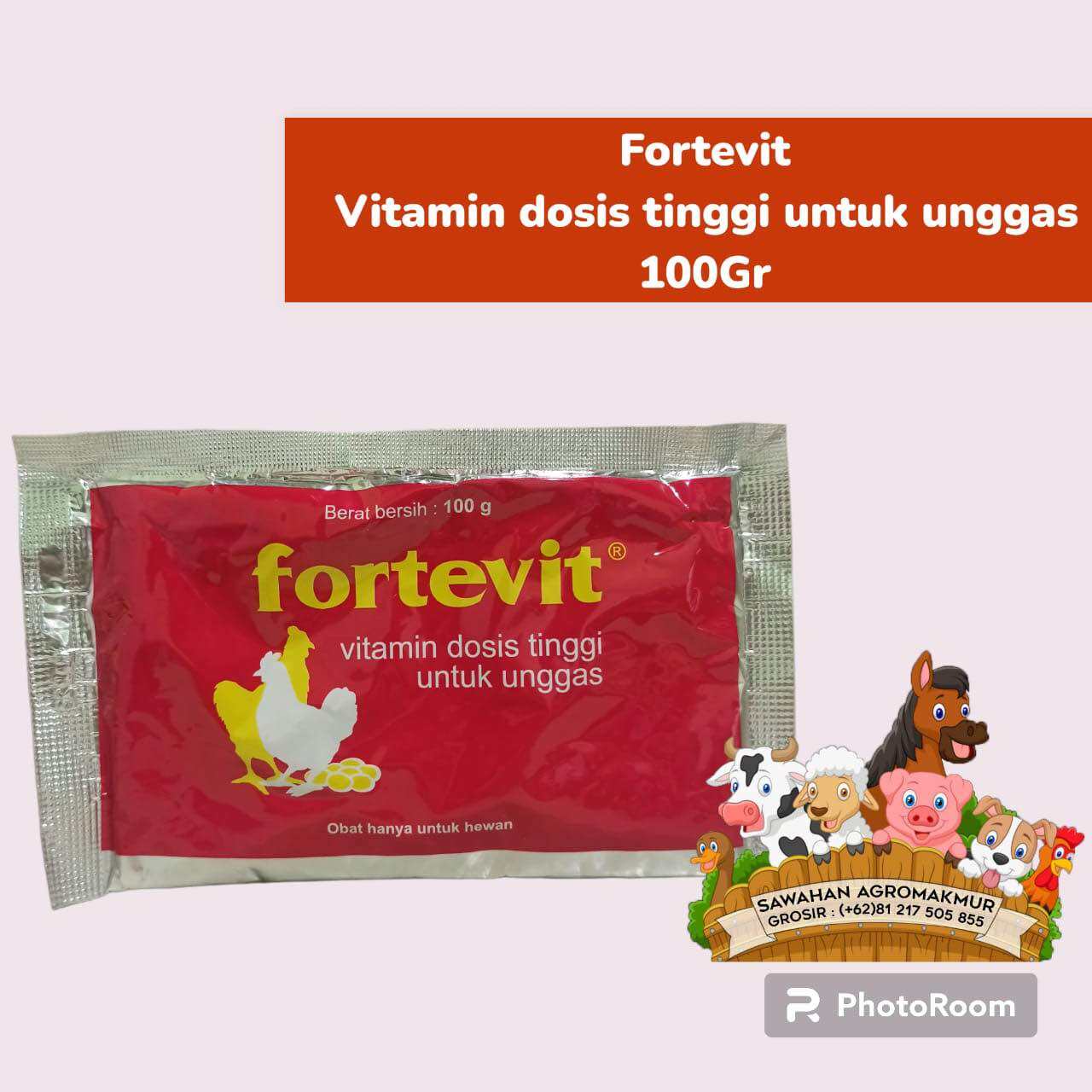 fortevit 100gr vitamin dosis tinggi ayam petelur joper aduan bangkok ...