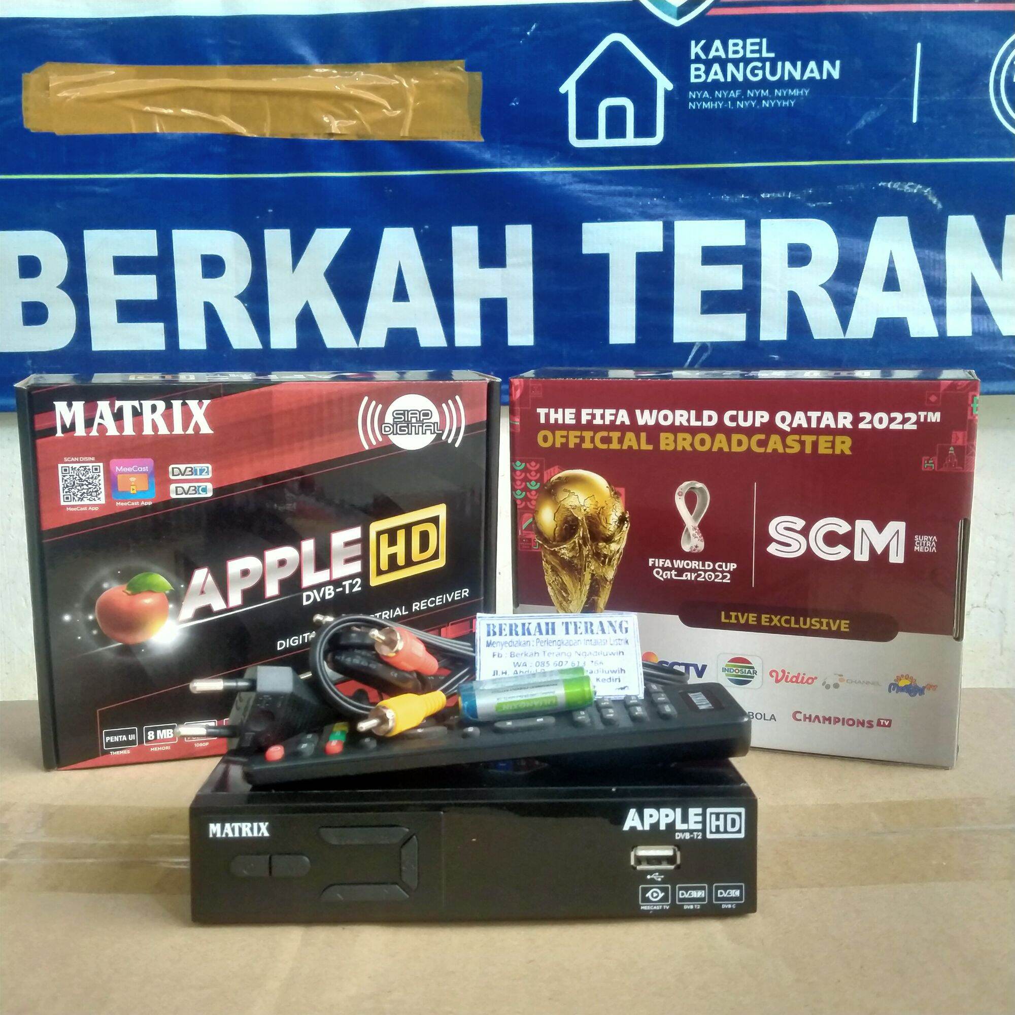 Set Top Box Tv Digital MATRIX APEL MERAH DVD T2 EWS set box tv digital antena tv tabung/ set top ...