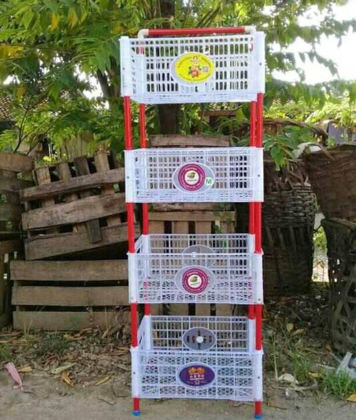 RAK KERANJANG 4 SUSUN MODEL KOPER | Lazada Indonesia