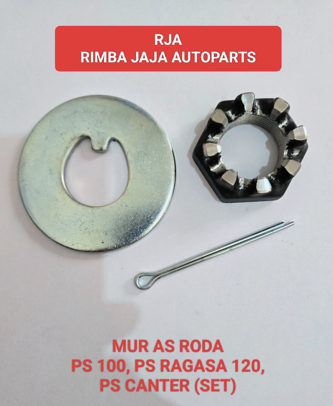 MUR AS RODA UNTUK MOBIL PS 100, PS RAGASA 120, PS CANTER, (SET)(HITAM ...