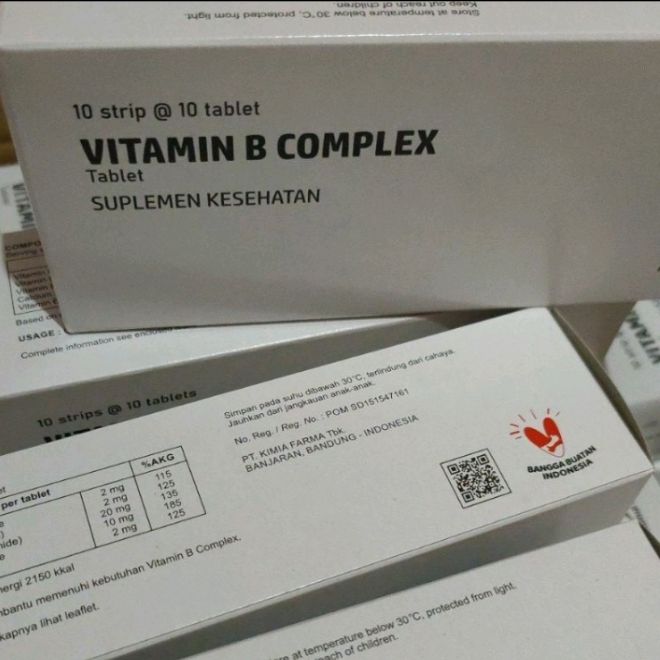 Vitamin B complex kimia farma (box) | Lazada Indonesia