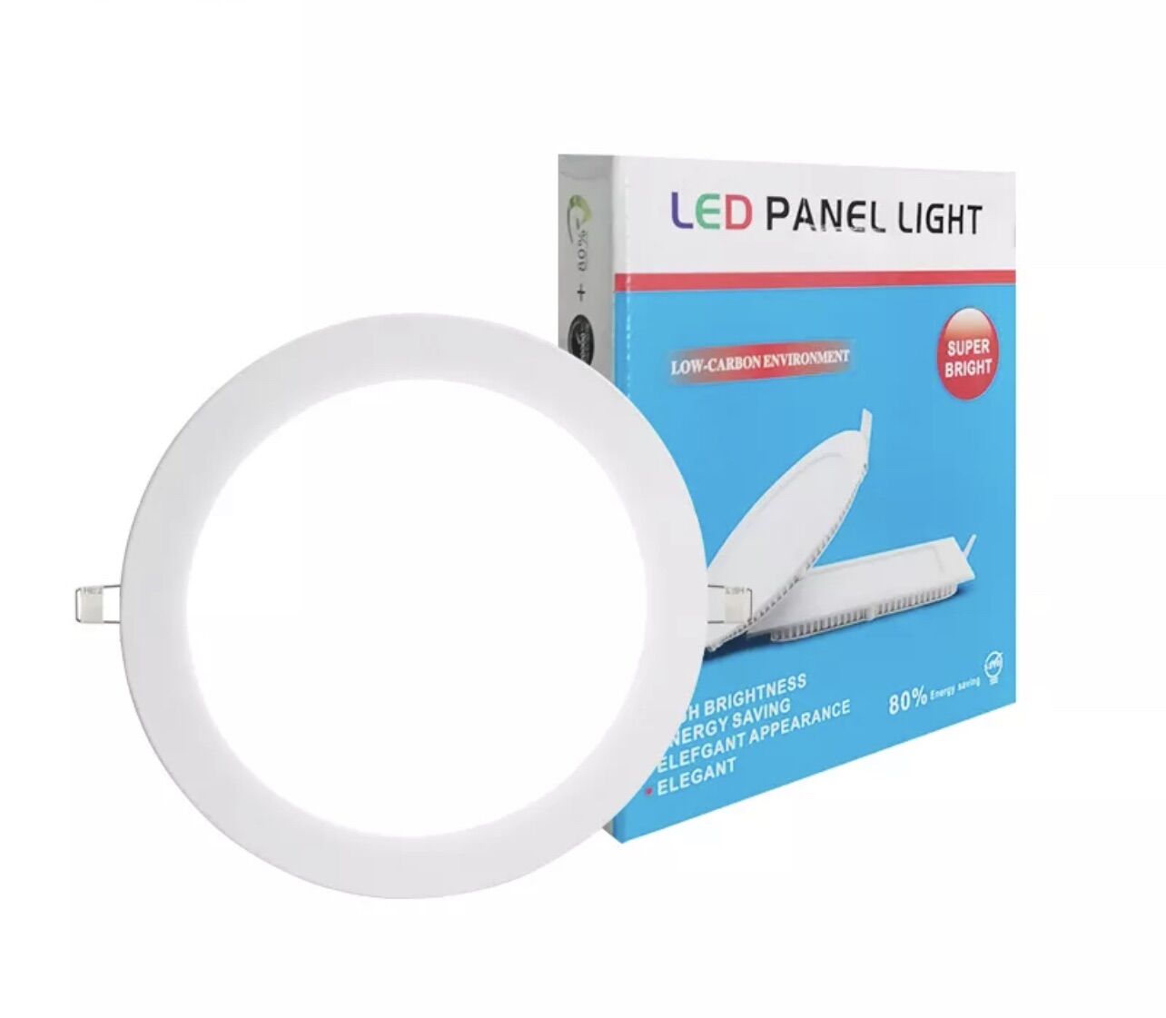Lampu downlight led panel 24 watt 24w Inbow bulat kotak tanam plafon ...
