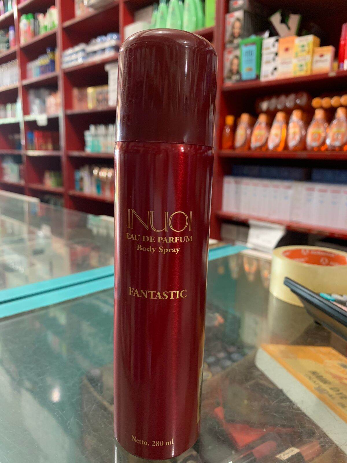 PARFUME INUOI EDP BODY SPRAY FANTASTIC MAROON 280 ML WANGINYA TAHAN ...