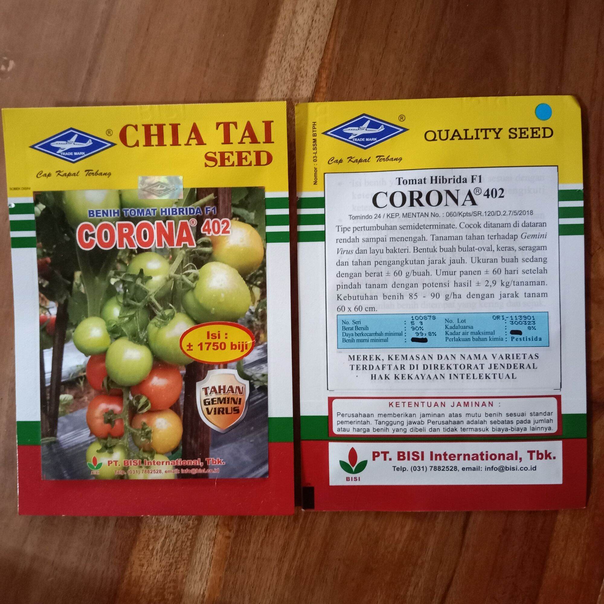 Bibit Benih Tomat Hibrida F1 CORONA 402. Berat 5gr | Lazada Indonesia