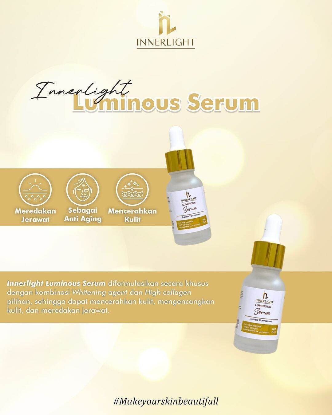 INNERLIGHT SKINCARE BPOM ORIGINAL EUROPA FORMULATED SKINCARE | Lazada Indonesia