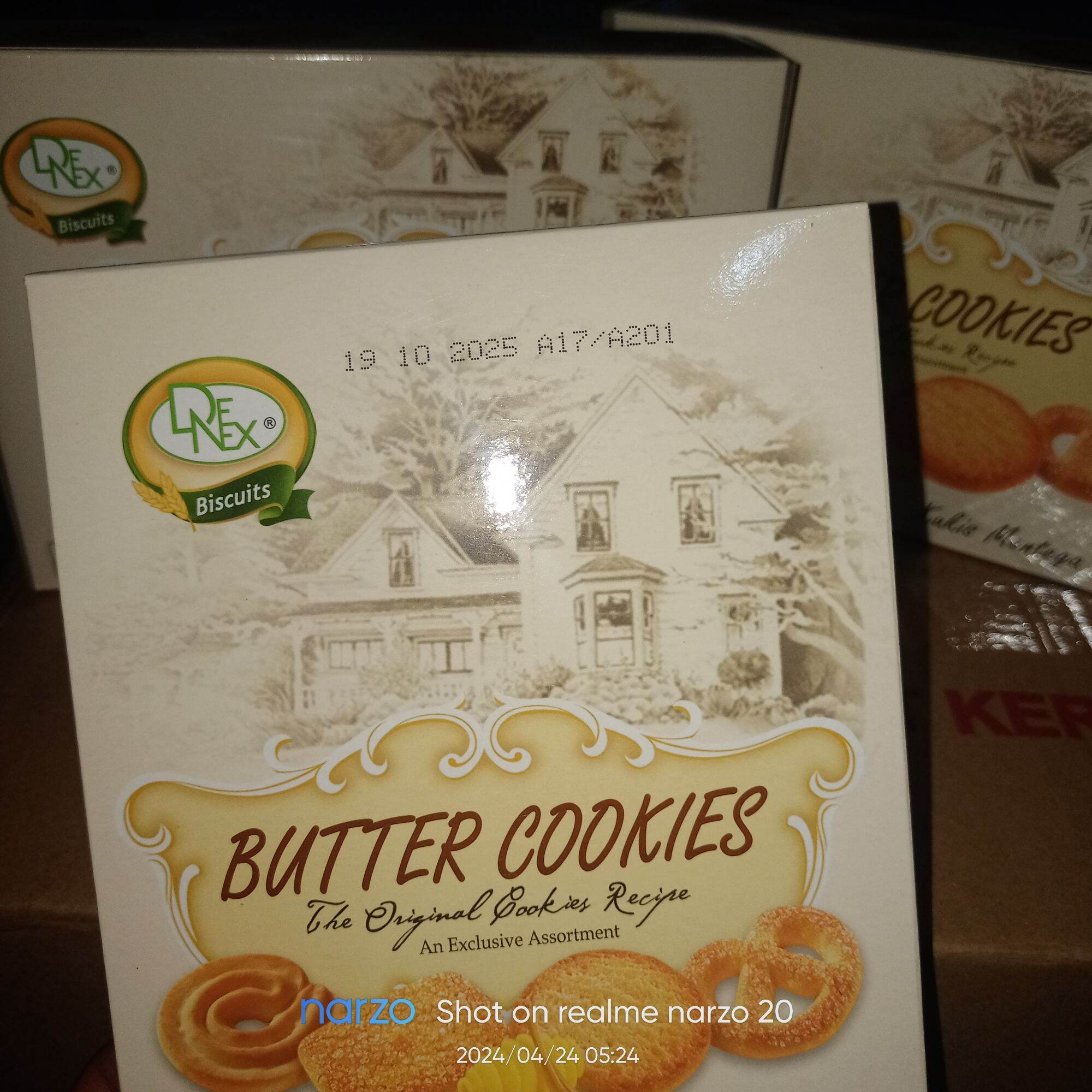 1 DOS Biskuit Butter Cookies Denex Isi 24 Pack | Lazada Indonesia