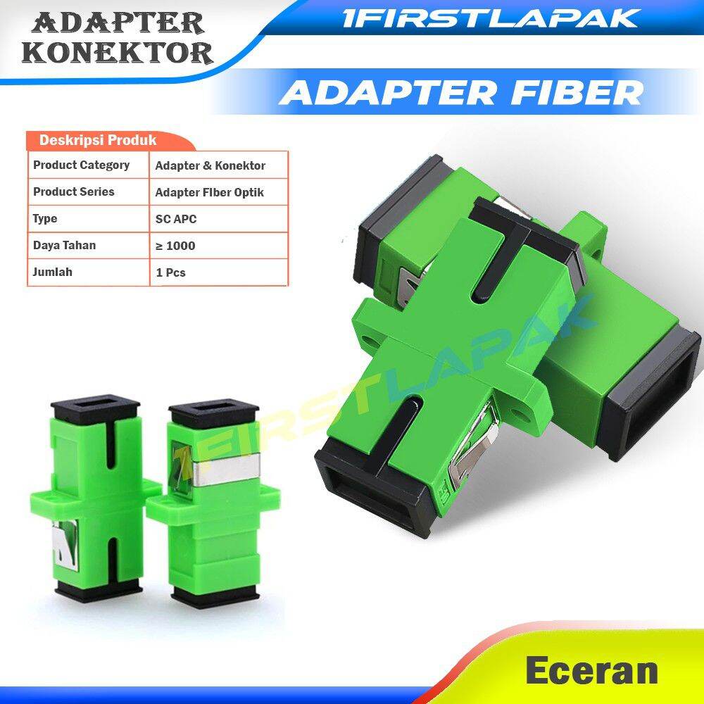 Adapter Konektor SC APC Kabel Fiber Optik | Lazada Indonesia