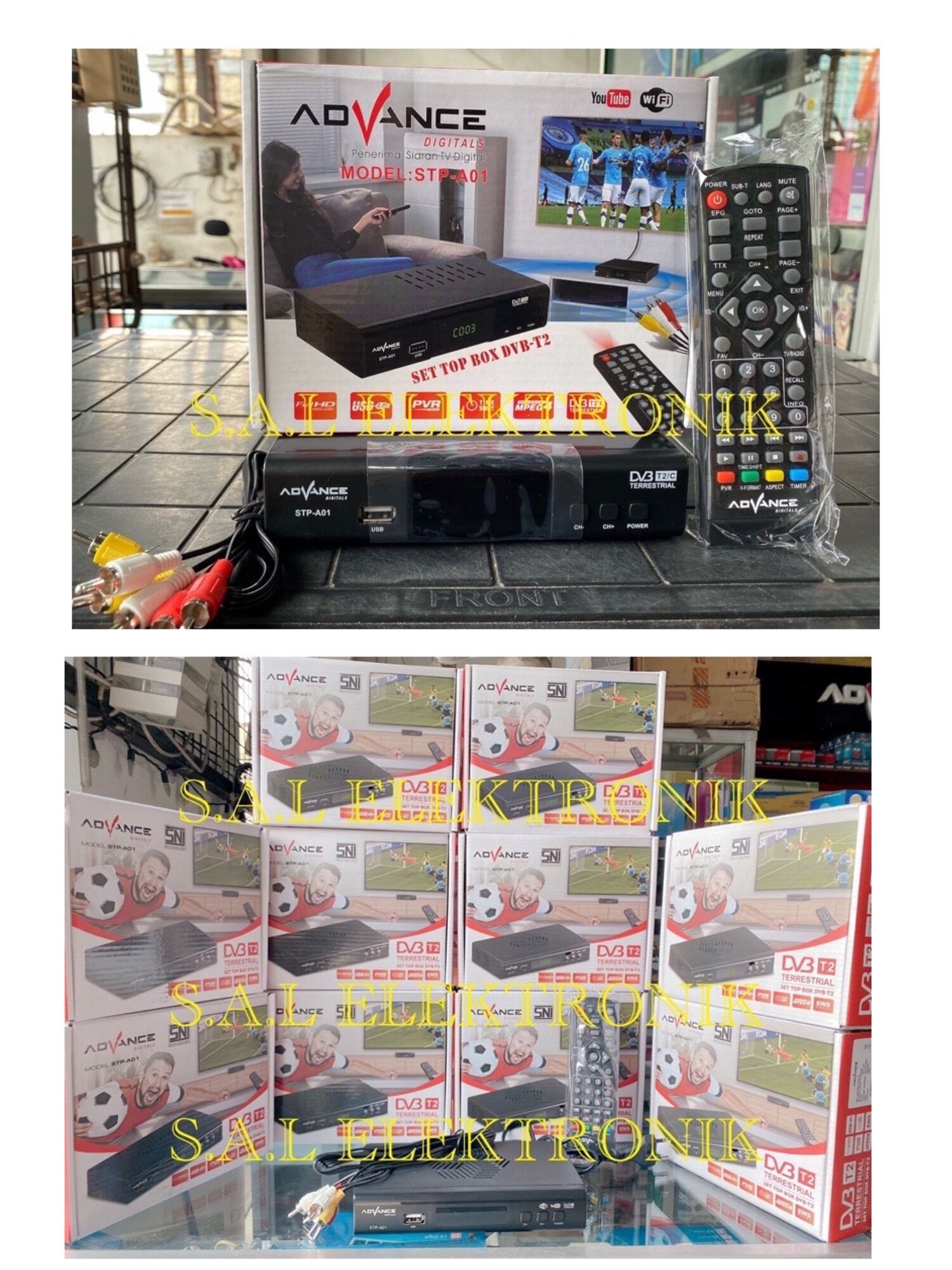 STB Set Top Box Advance A01 A02 | Lazada Indonesia