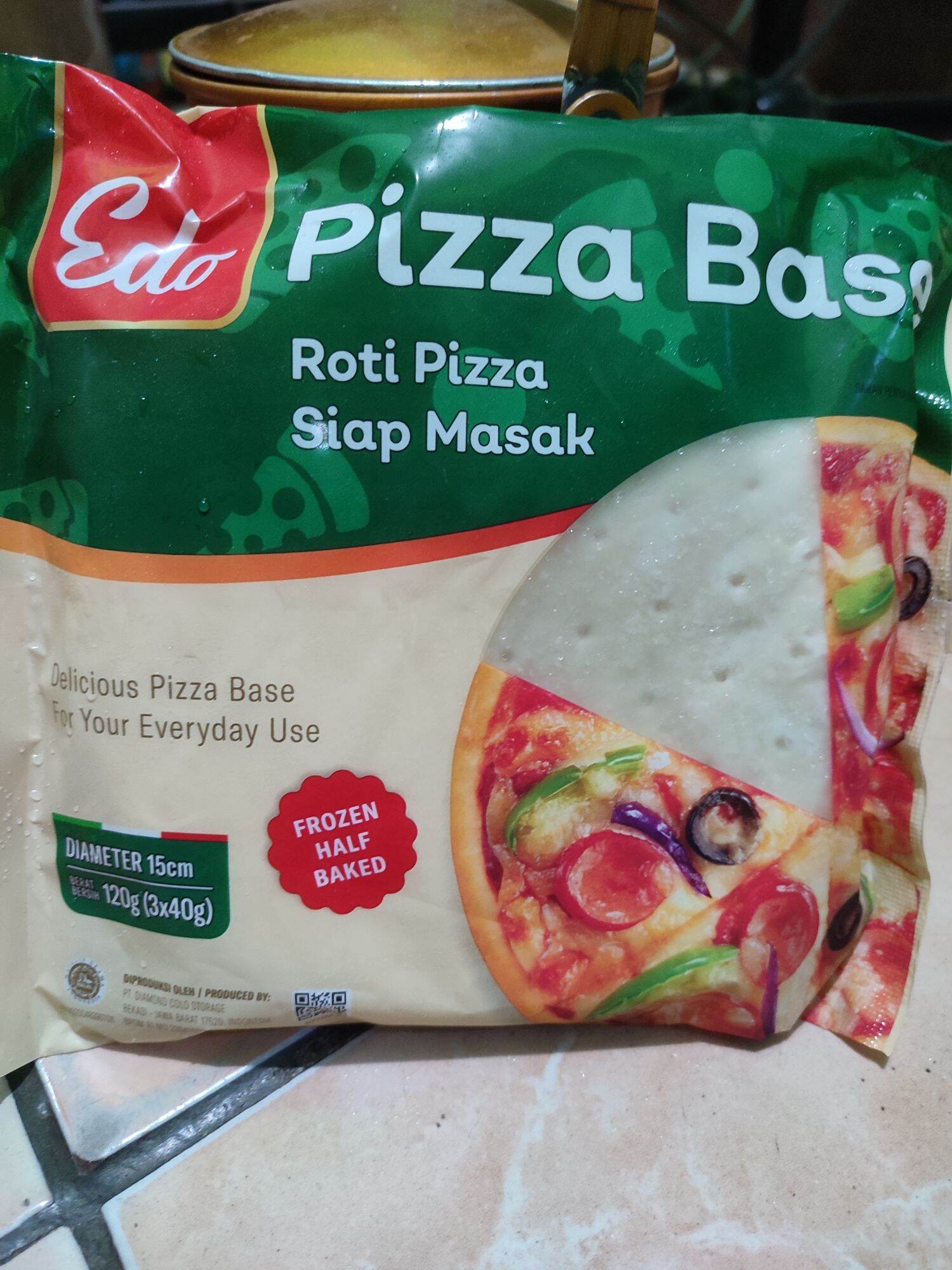 PIZZA BASE EDO / ROTI PIZZA SIAP MASAK (1PACK ISI 3 PCS) | Lazada Indonesia