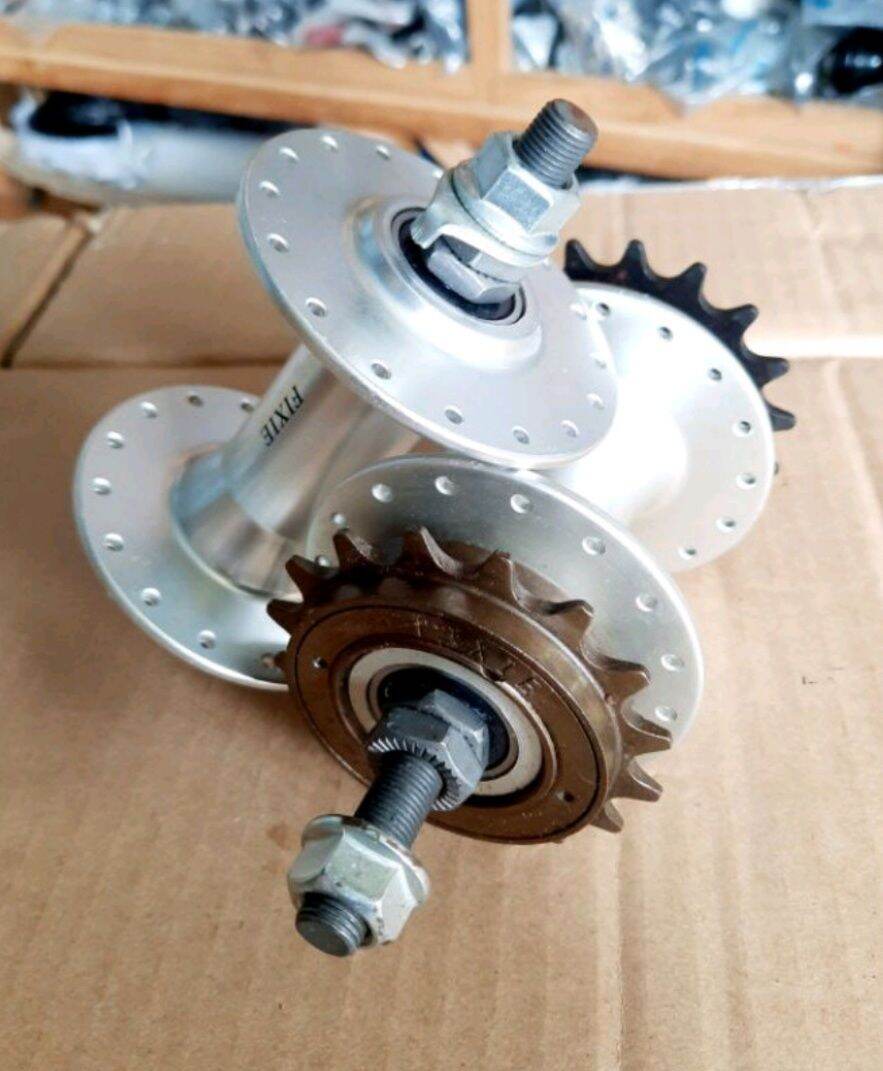 Hub fixie alloy 32H united silver | Lazada Indonesia