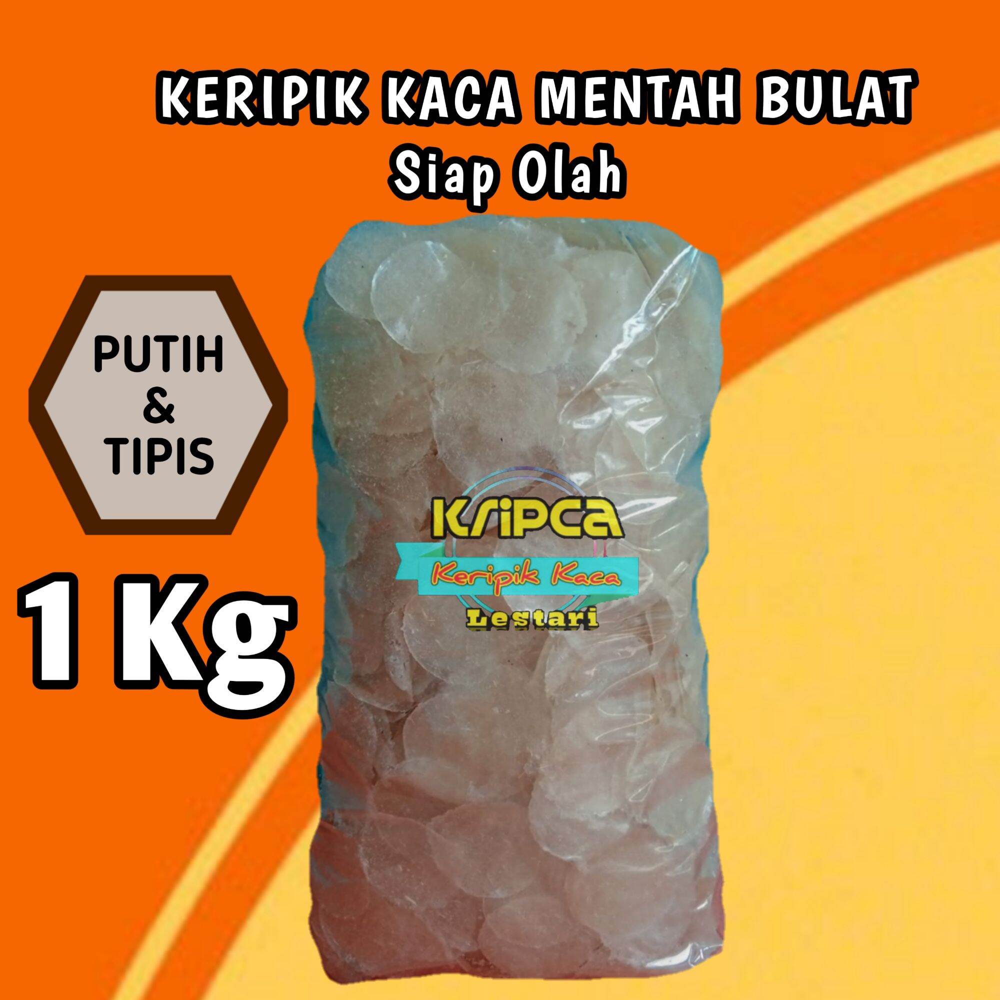 CEMILAN KERIPIK KACA MENTAH 2 KG MURAH BEST SELLER LANGSUNG DARI PABRIK