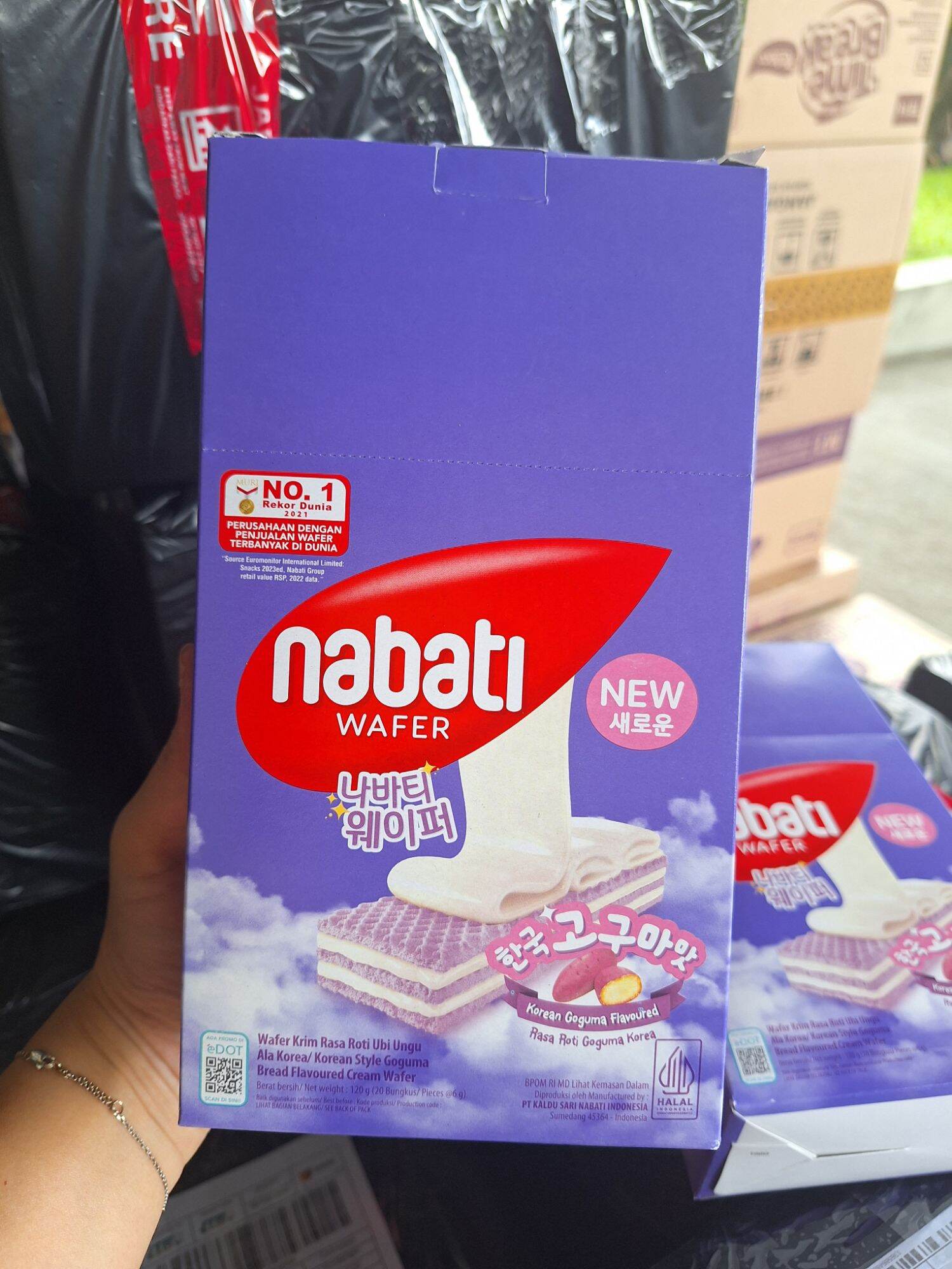 Nabati Wafer Rasa Korean Goguma ( 1 box isi 20pcs) | Lazada Indonesia