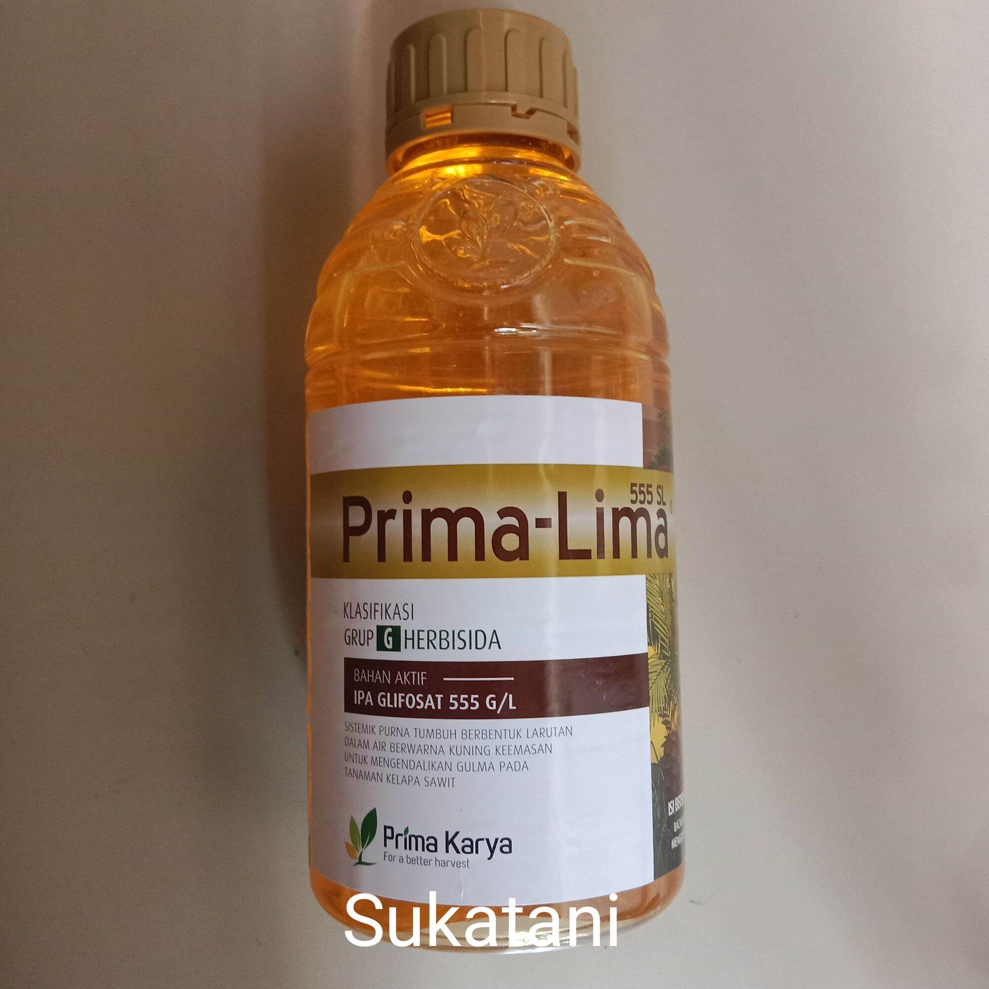 Herbisida Sistemik PRIMA LIMA 555 SL. Bahan Aktif: IPA GLIFOSAT 555g/l ...