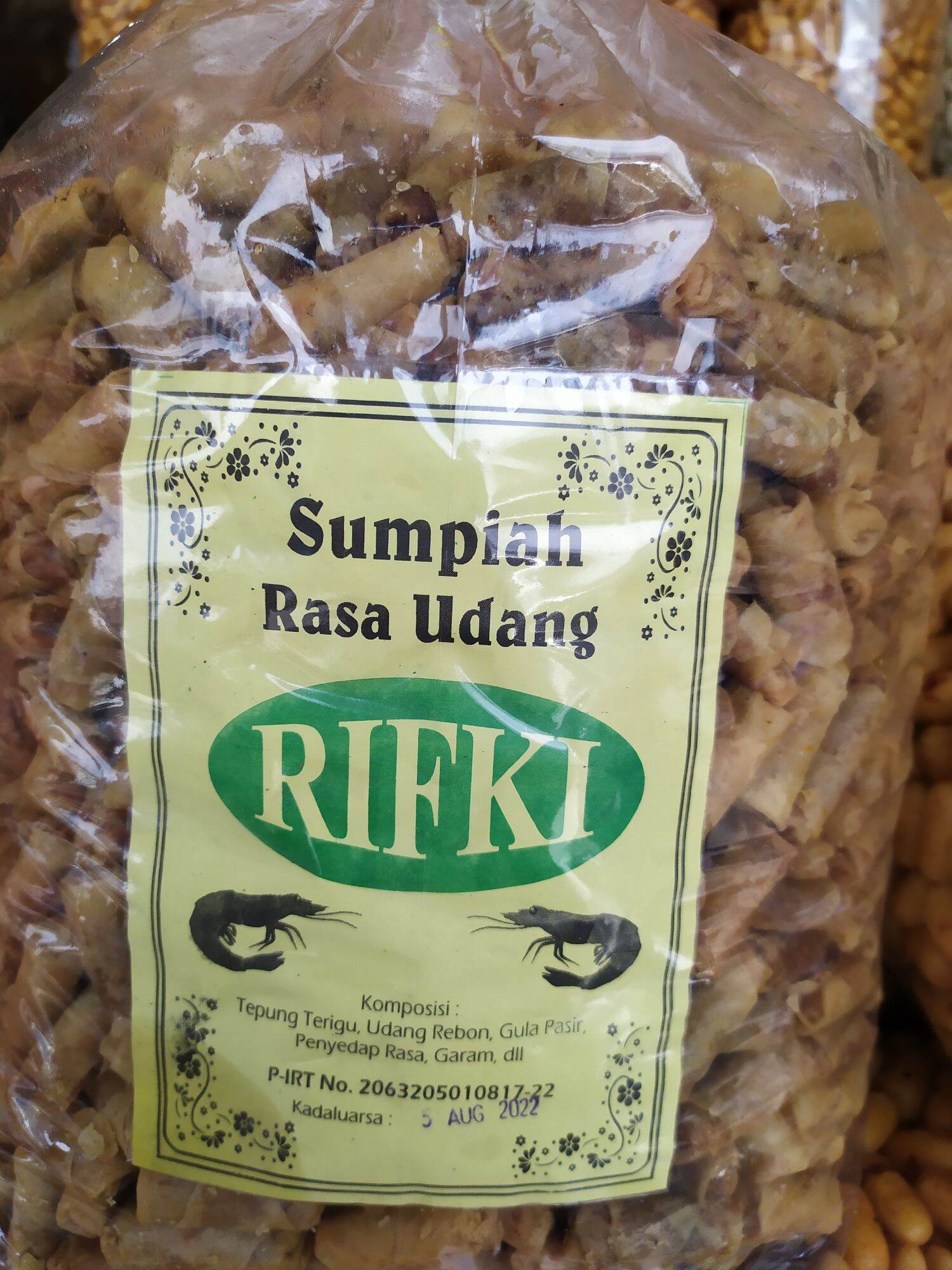 Sumpia udang 1kg/ Sumpiah kering/ kue kering/ oleh oleh bandung/ snack ...