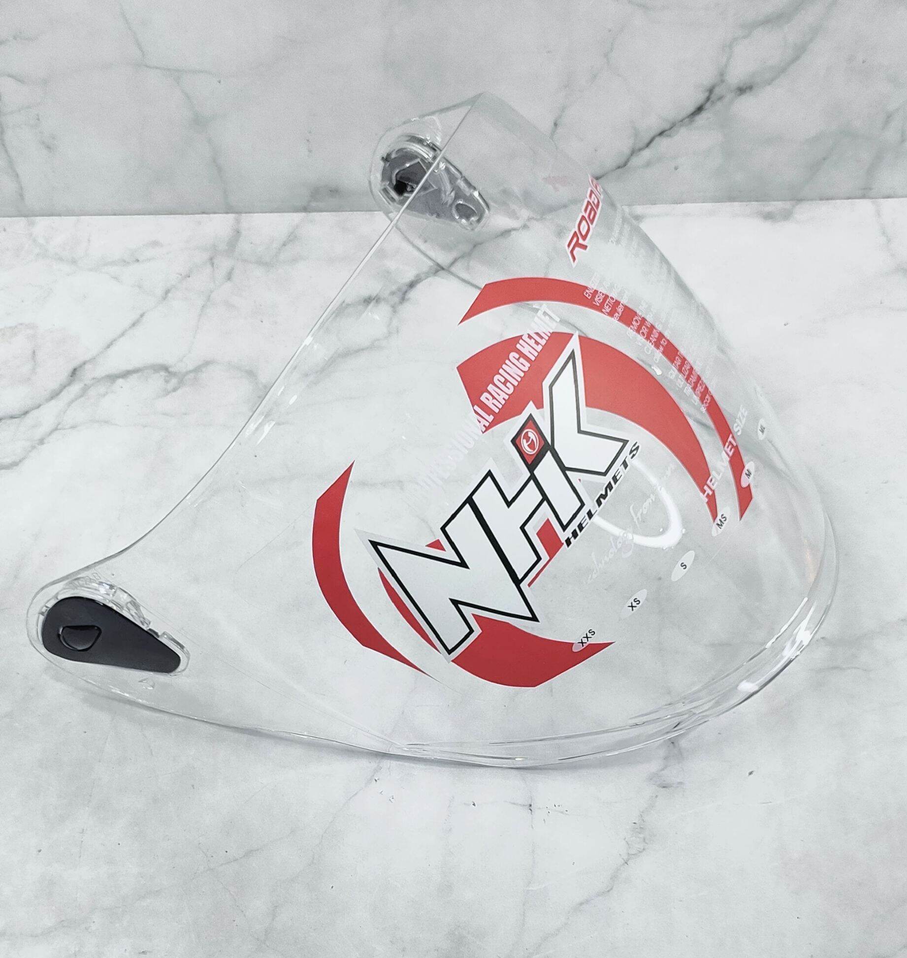 visor/kaca nhk R6 bening buat helm NHK original+rachet | Lazada Indonesia