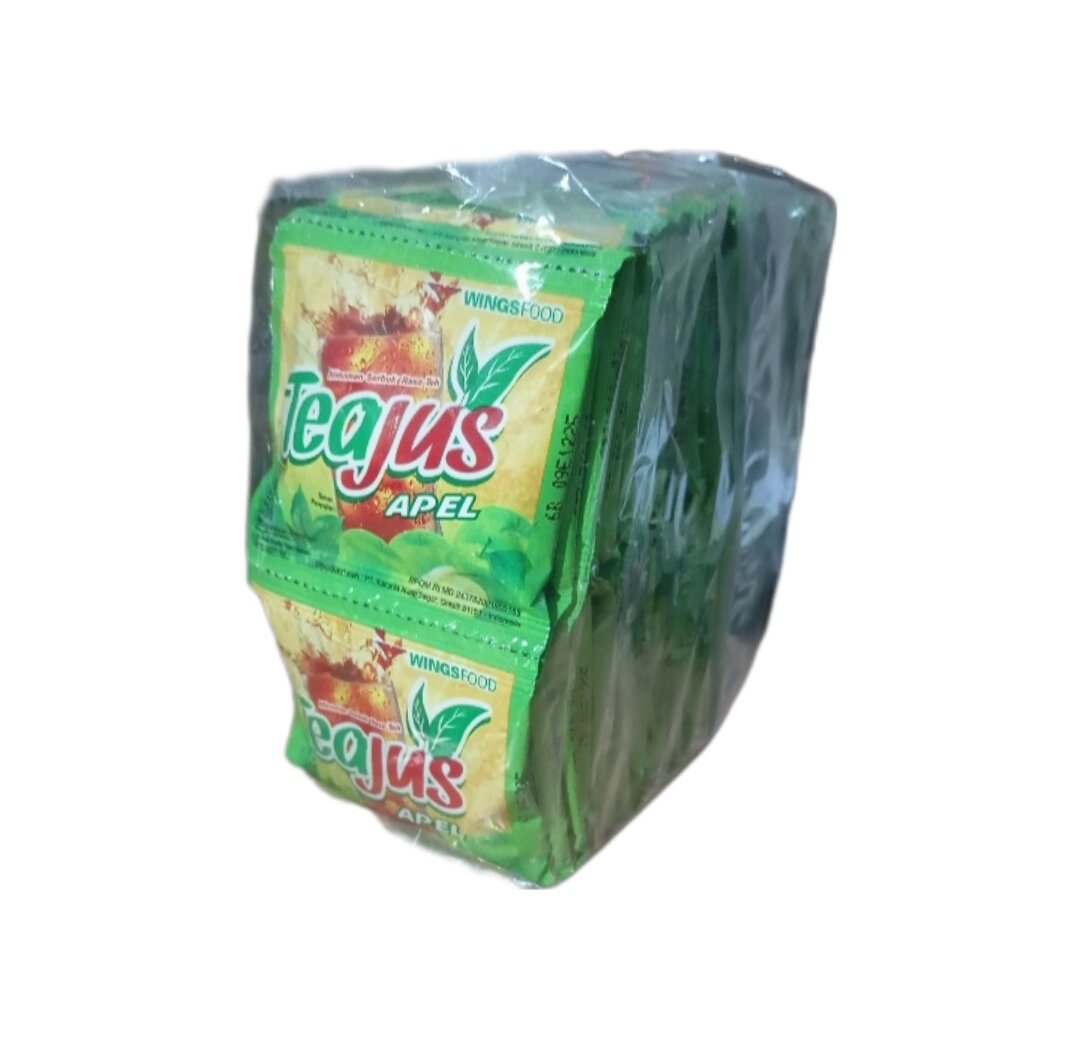 TeaJus Minuman Serbuk Teh Rasa Apel (1 pack/6 renceng) | Lazada Indonesia