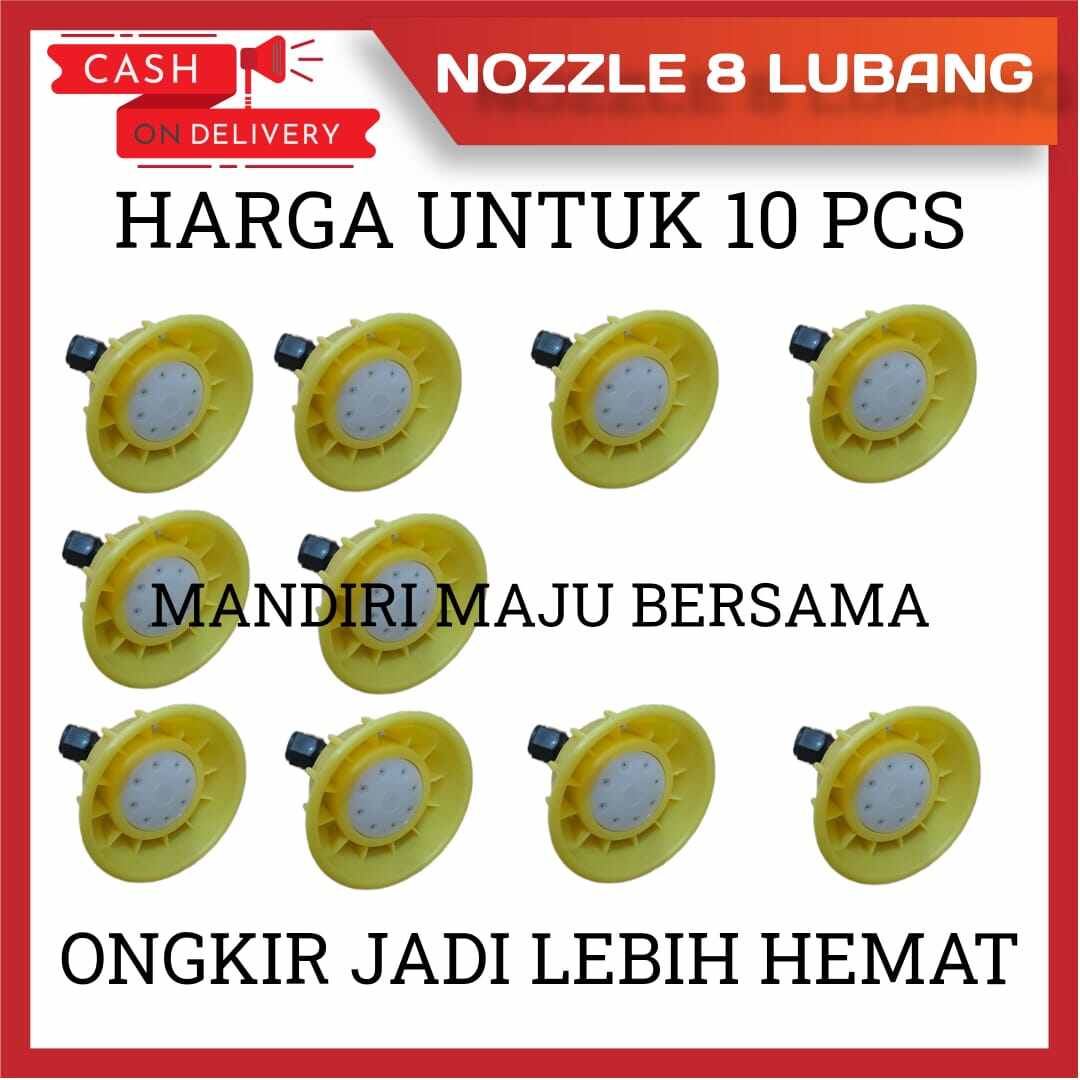10Pcs Nozzle Model Bunga Lubang 8 / Nozzle Semprot Sprayer Elektrik ...