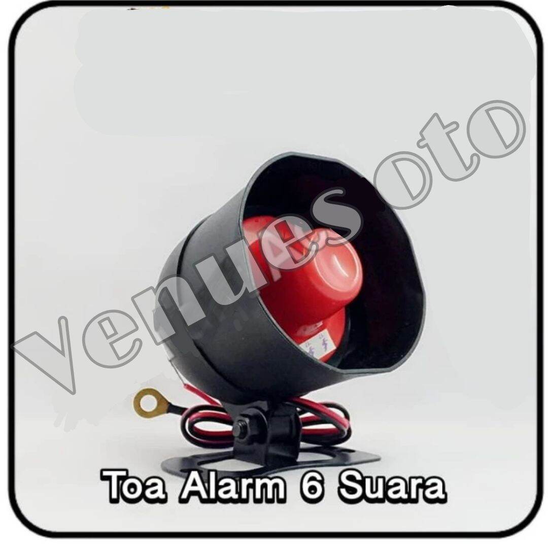 Toa Alarm Mobil 1 Suara dan 6 Suara - Pengganti Toa Alarm Rusak 12v ...