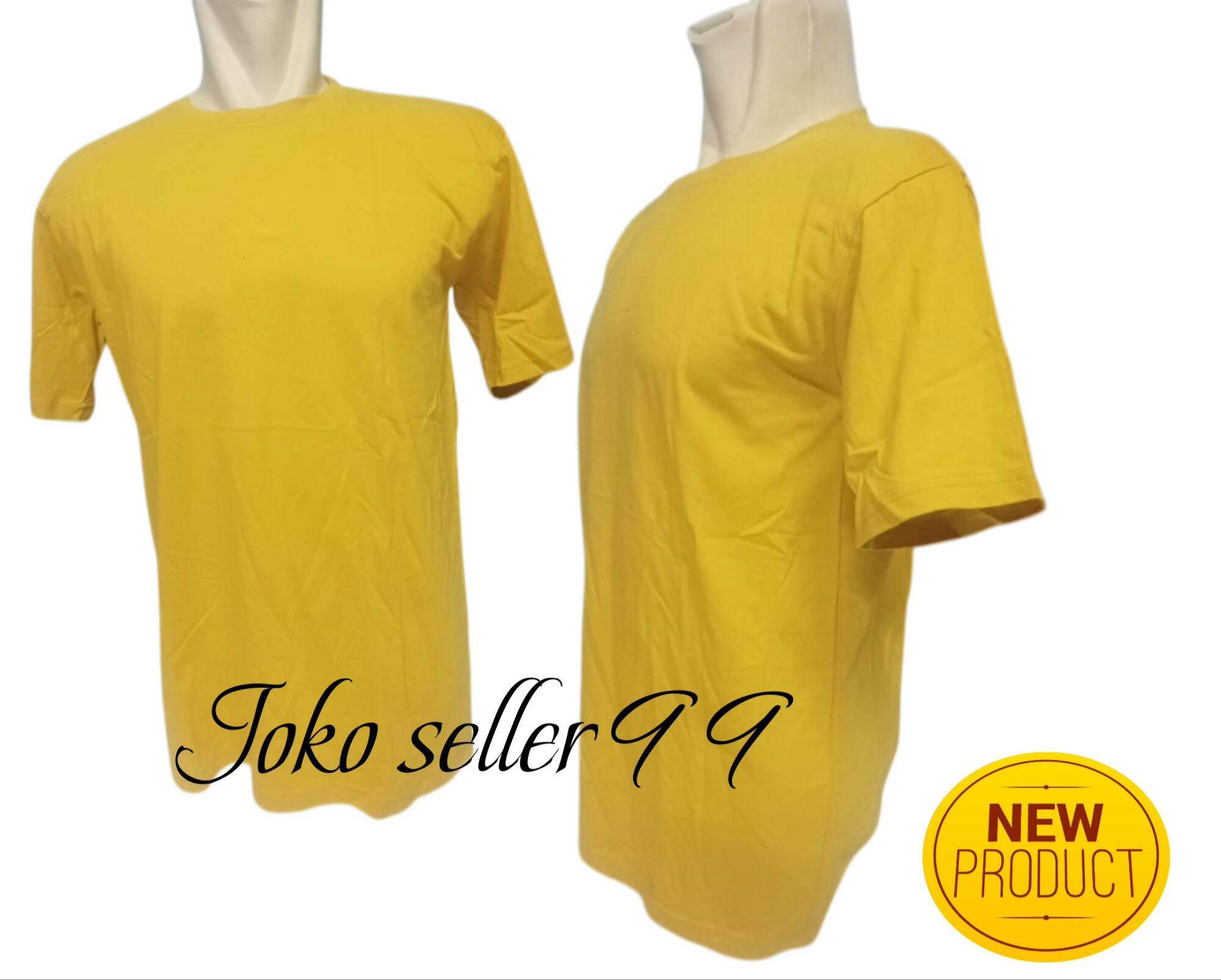 kaos polos model lengan pendek/baju polos lengan pendek warna kuning ... kaos polos model lengan pendek/baju polos lengan pendek warna kuning ...