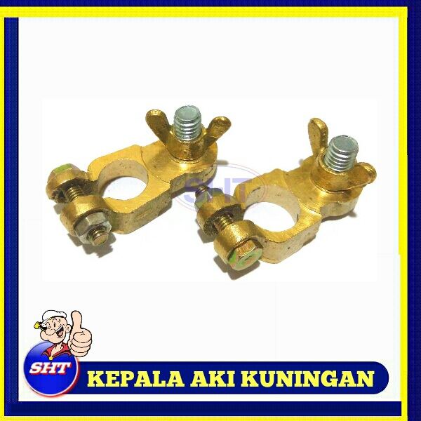 Klem kepala aki Besar Ns70 Kuningan Tebal | Lazada Indonesia